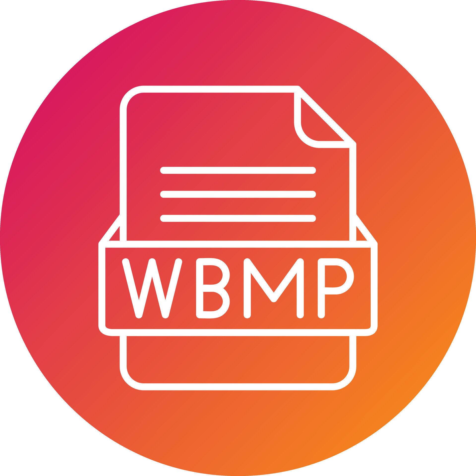 WBMP File Format Vector Icon 29464620 Vector Art at Vecteezy WBMP File Format Vector Icon 29464620 Vector Art at Vecteezy