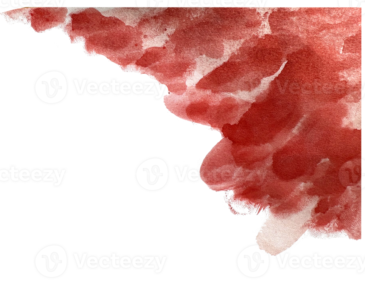 Watercolor blood splatter painted isolated for halloween design. Red ...