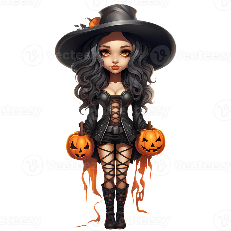 Female Halloween Clipart Illustration Ai Generative 29494866 Png