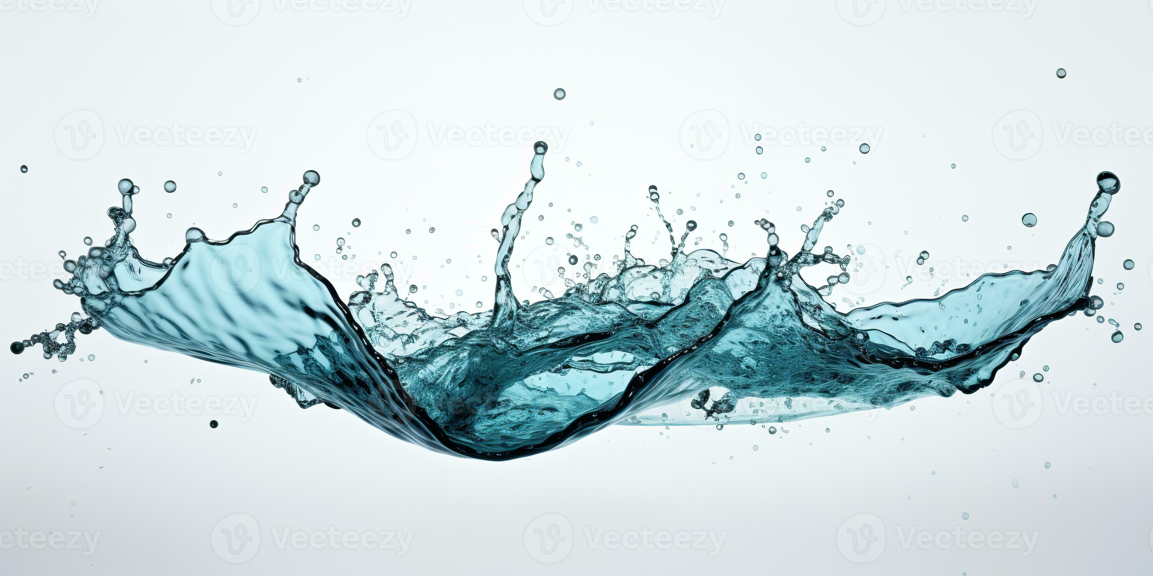 AI Generated. AI Generative. Fresh water splash drop bubble clean sea ocean 29498143 Stock Photo ...
