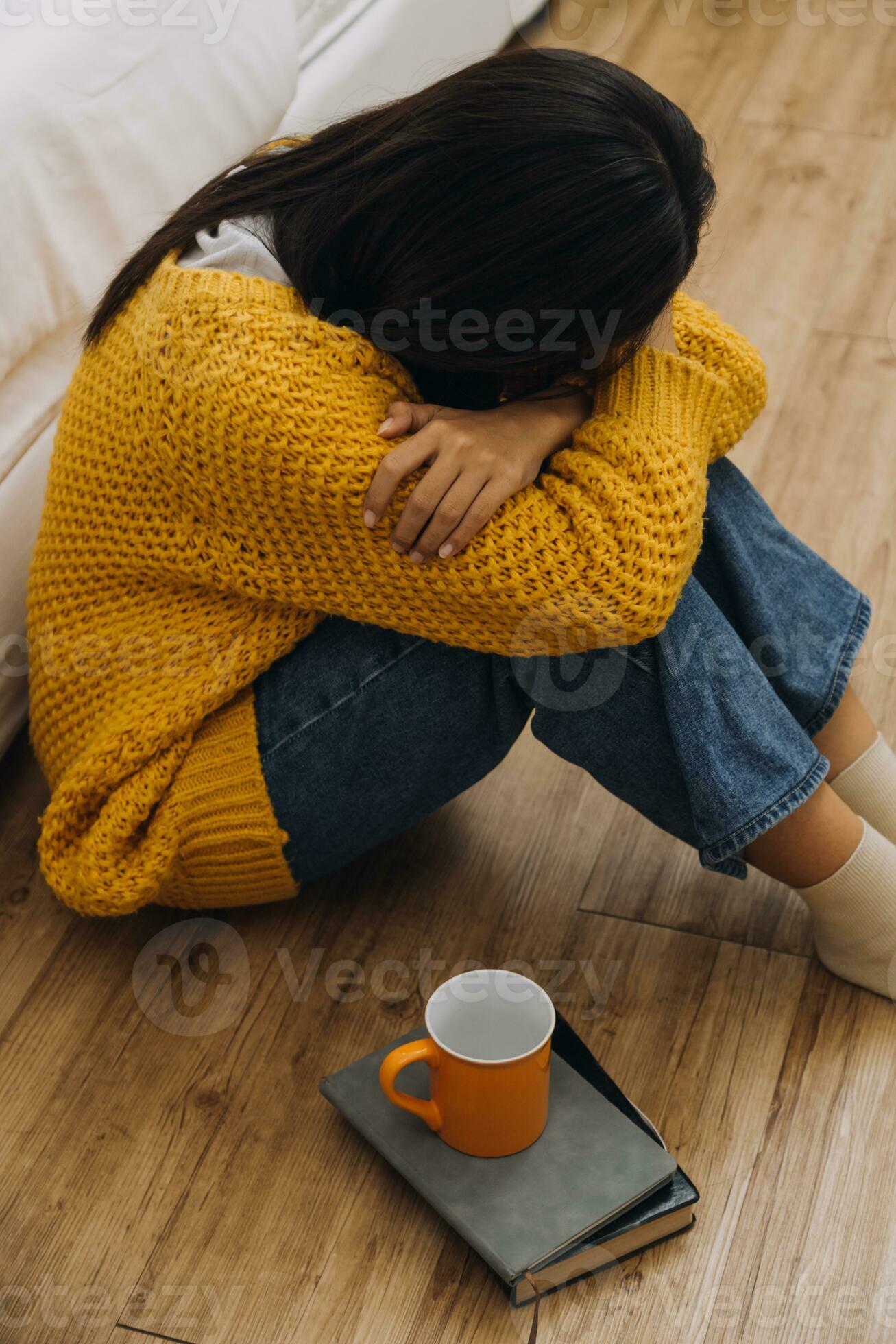 Girl Alone Sad Crying