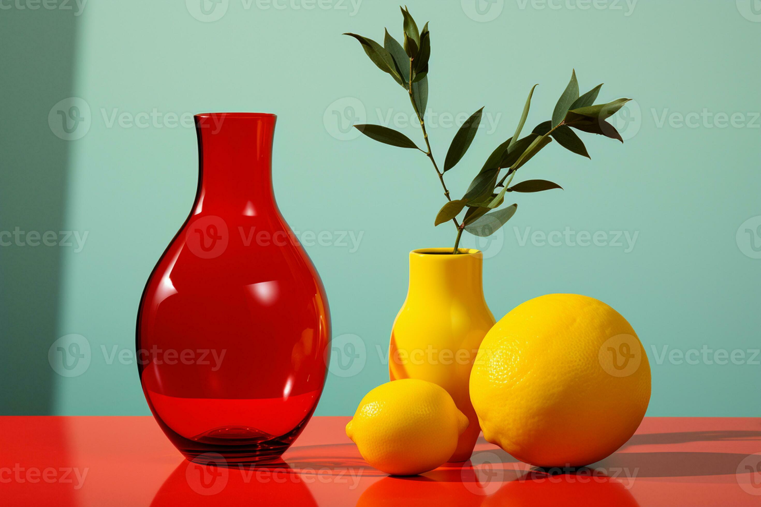 Still Life with Bold Colored Objects. Generative By Ai 29507252 Stock Photo at Vecteezy