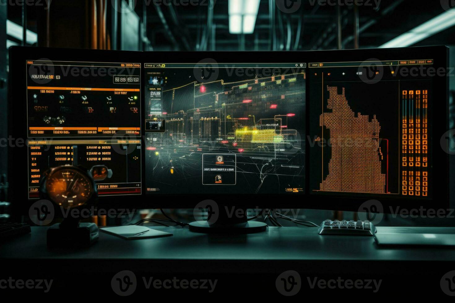 Data Science Scientist Computing Analysing And Visualizing Complex Data Set On Computer Ai
