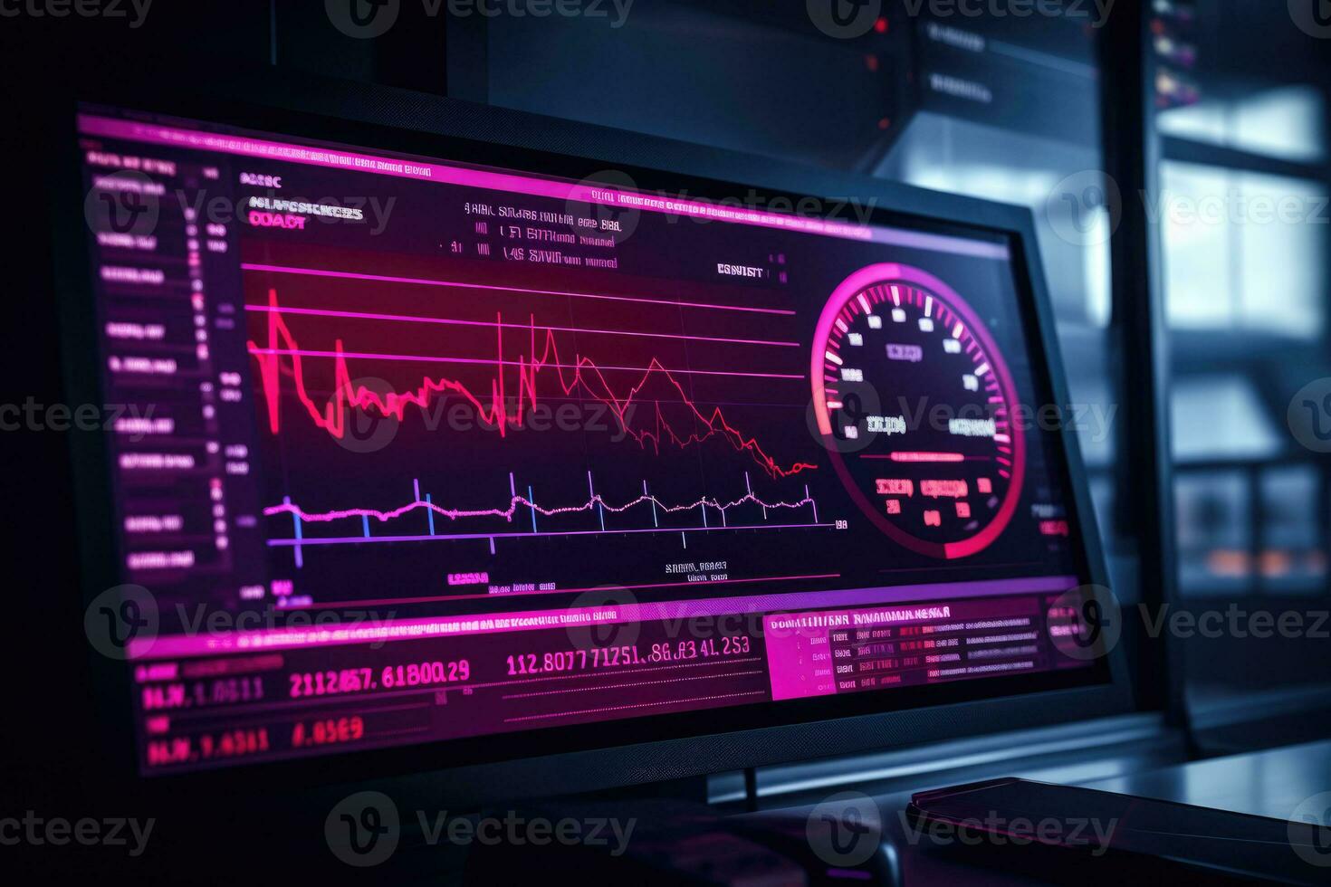 Data Science Scientist Computing Analysing And Visualizing Complex Data Set On Computer Ai