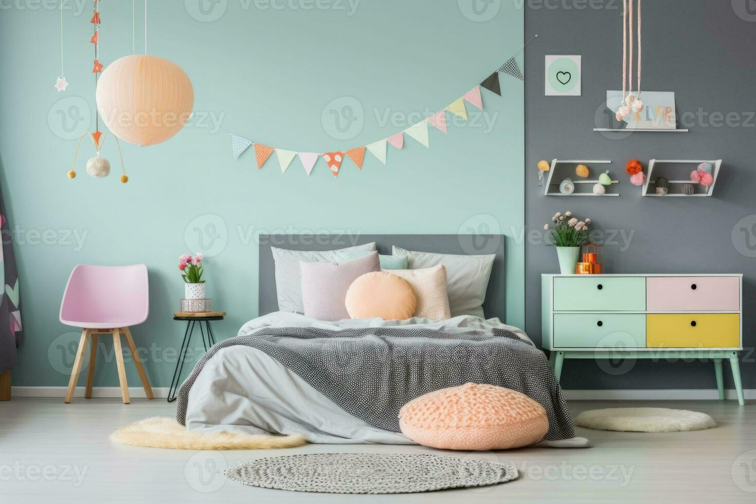Pastel kids bedroom store