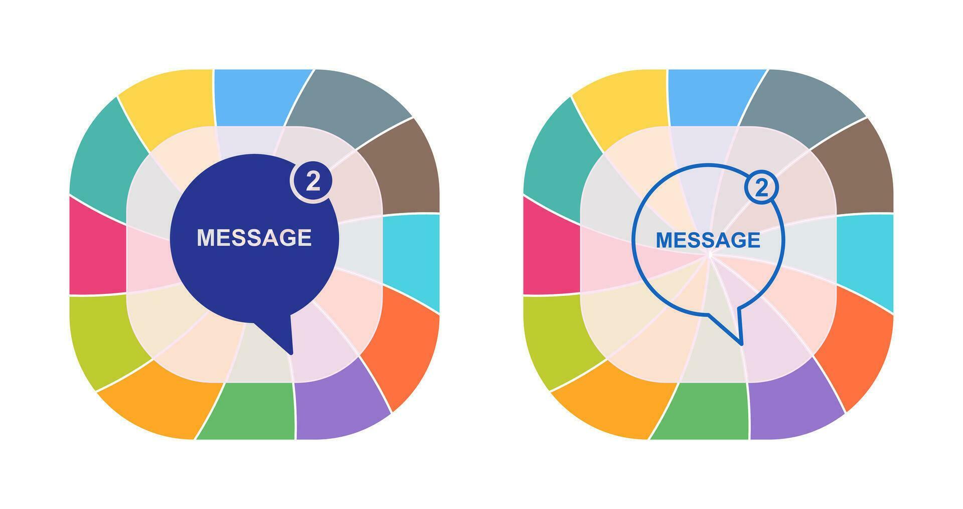 Message Bubbles Vector Icon 29525506 Vector Art At Vecteezy