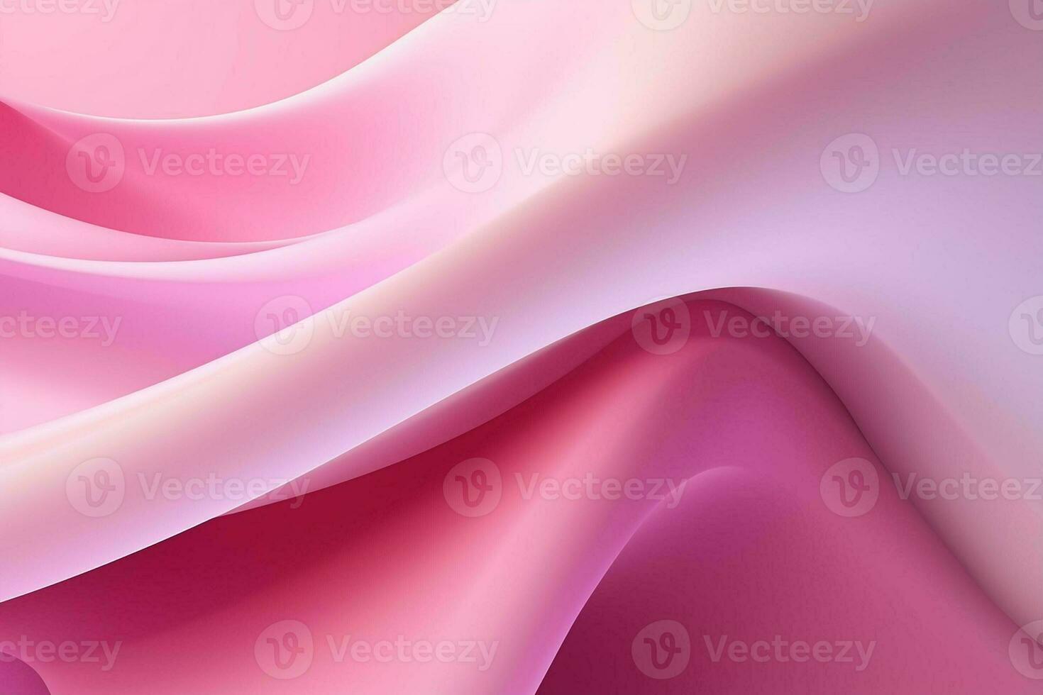 abstract pink background with smooth wavy lines. 3d render. ai ...