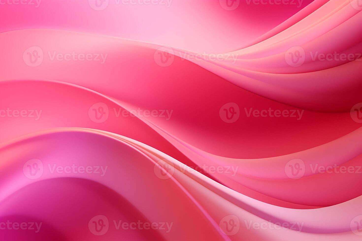abstract pink background with smooth wavy lines. 3d render. ai ...