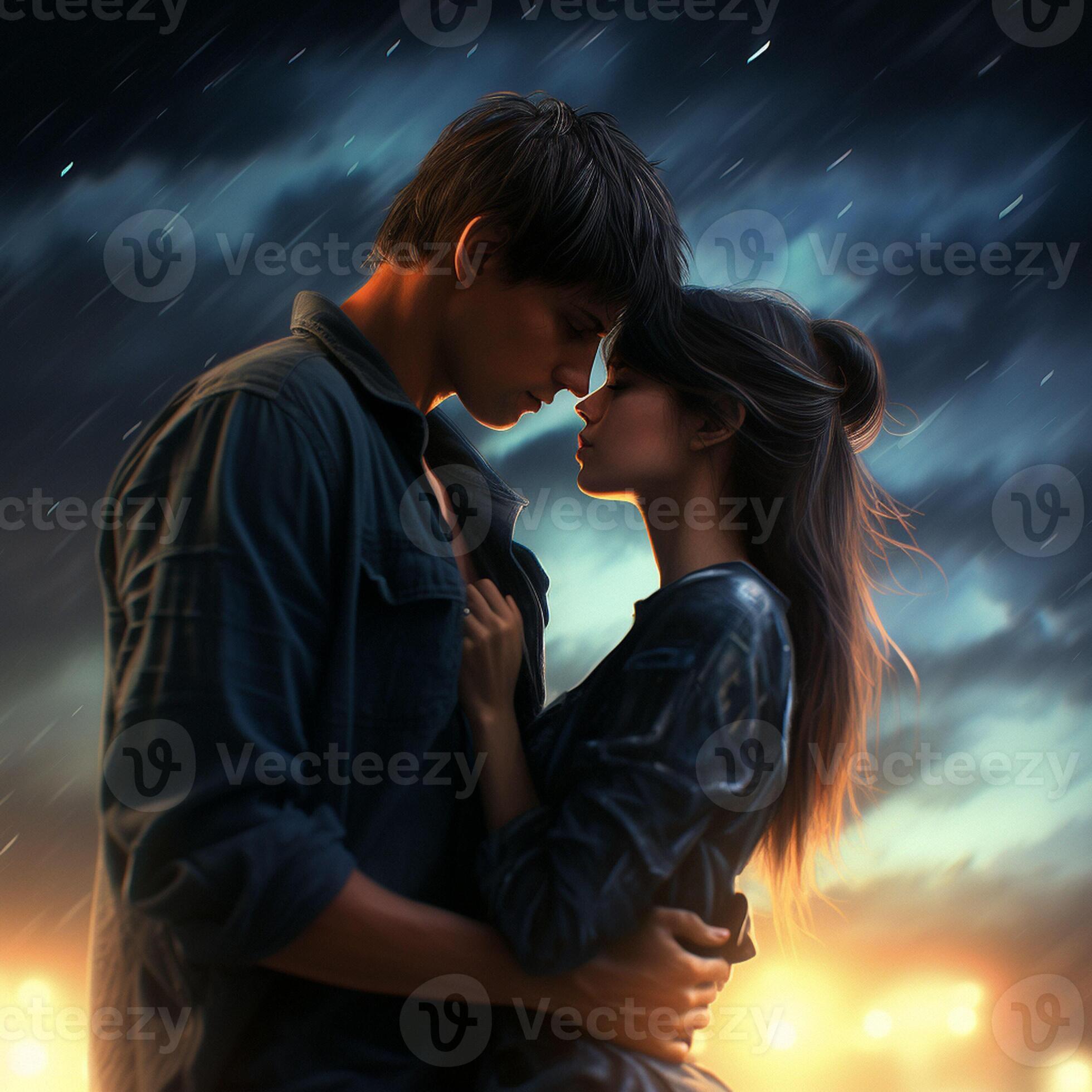 Romantic young couple in love. Valentine's Day. Love. ai generated pro photo 29550258 Stock ...