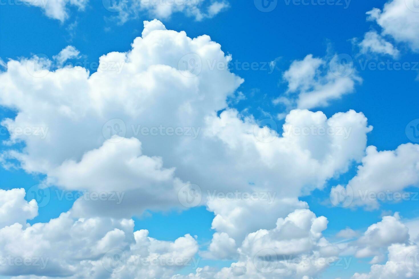 Beautiful blue sky with clouds.Generative Ai. 29554691 Stock Photo at ...