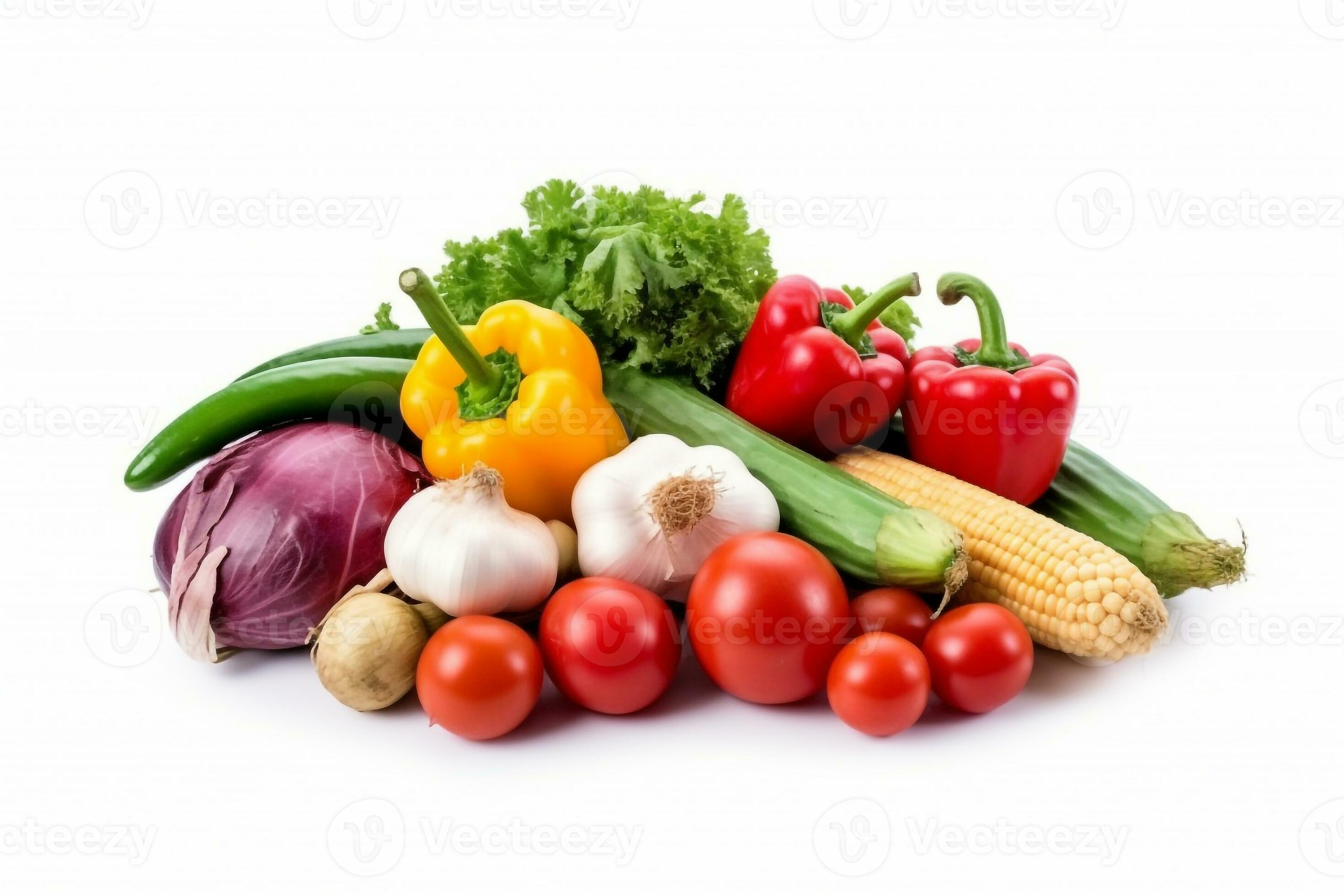 Set of mix vegetables isolate on white background.Generative Ai. 29555865 Stock Photo at Vecteezy