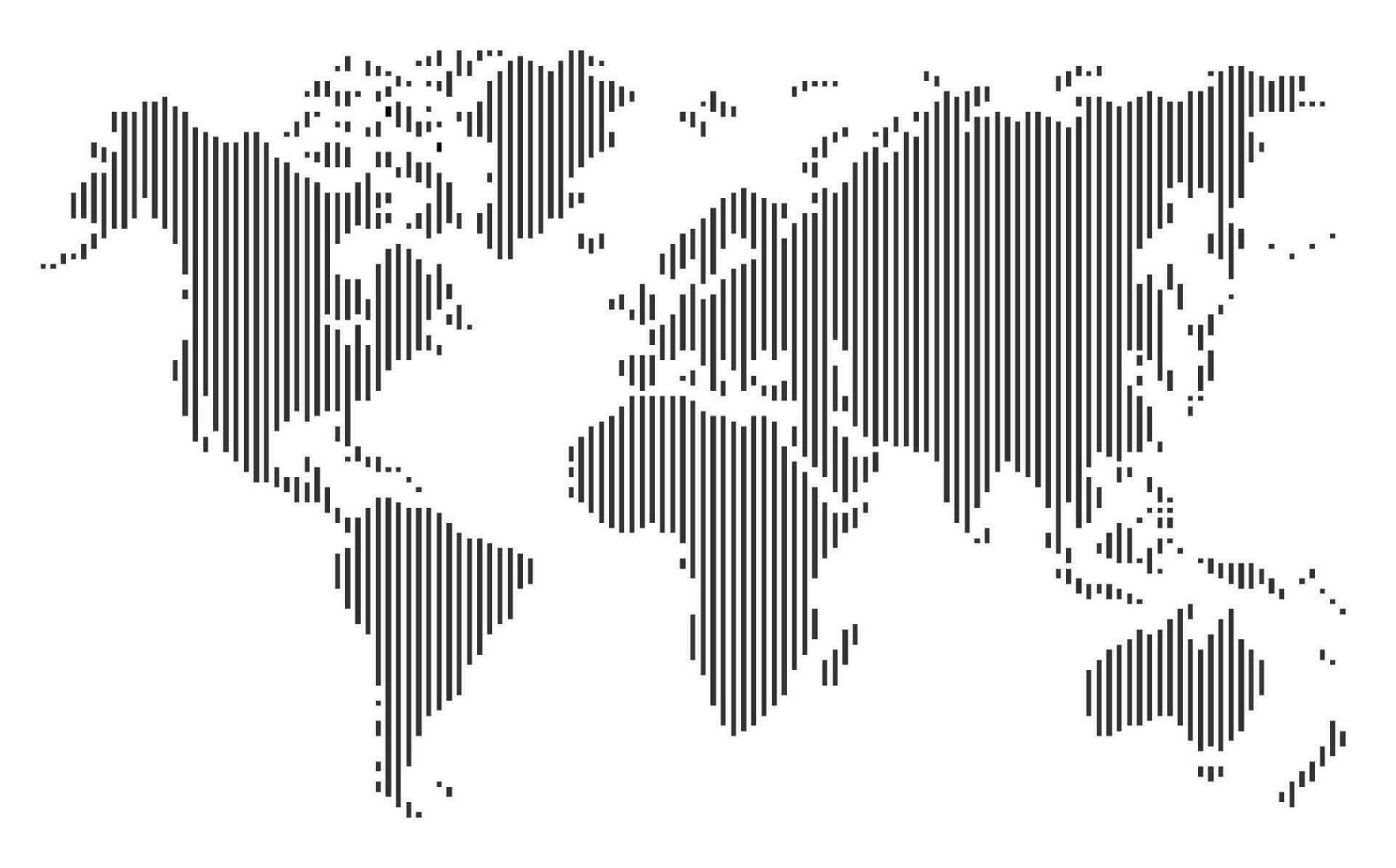 vertical line world map vector and illustration 29565935 Vector Art at ...