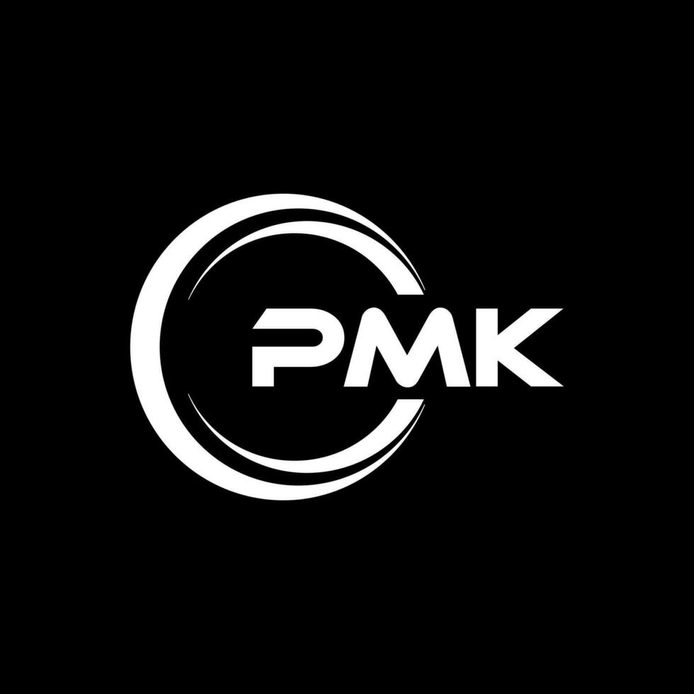 pmk letra logo diseño, inspiración para un único identidad. moderno elegancia y creativo diseño ...