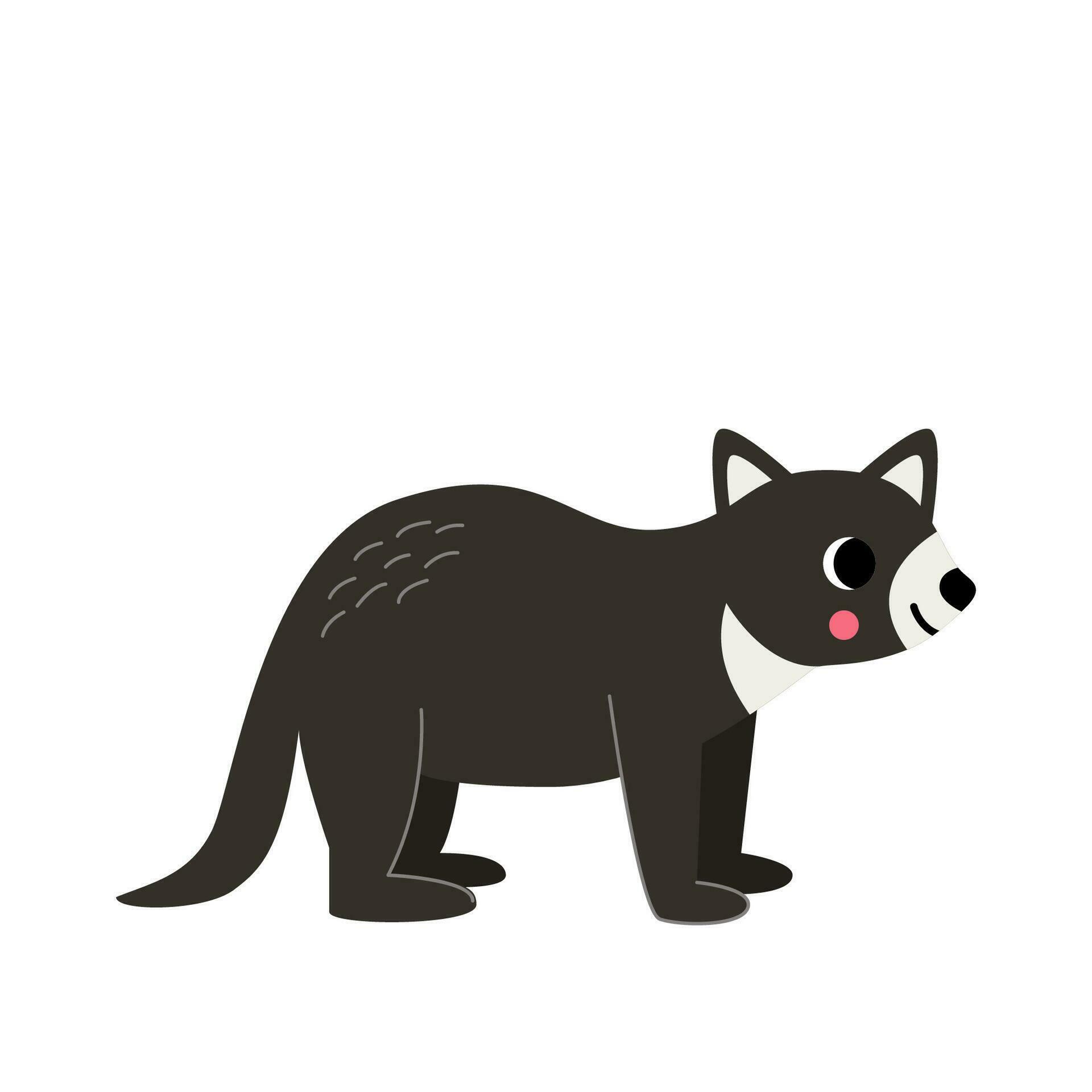 Vector Picture Of Cute Tasmanian Devil Isolated On White Background 29577289 Vector Art At Vecteezy