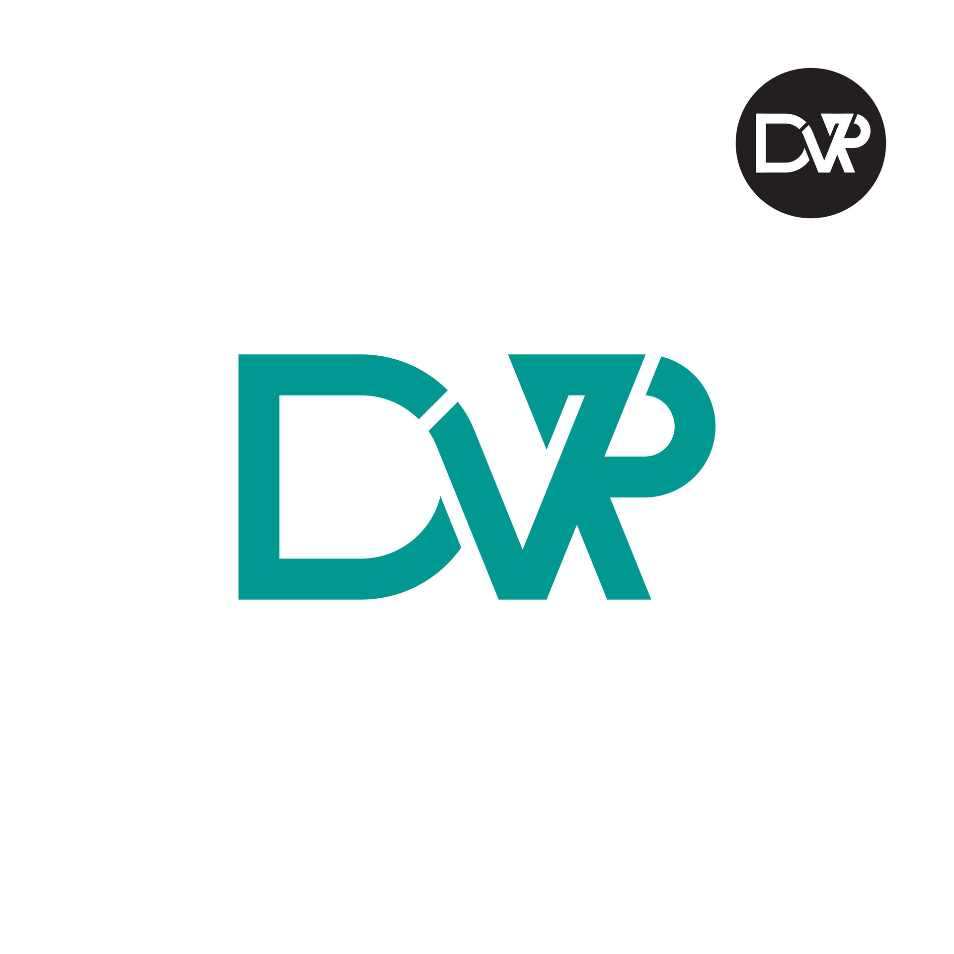 Letter DVP Monogram Logo Design 29577836 Vector Art at Vecteezy