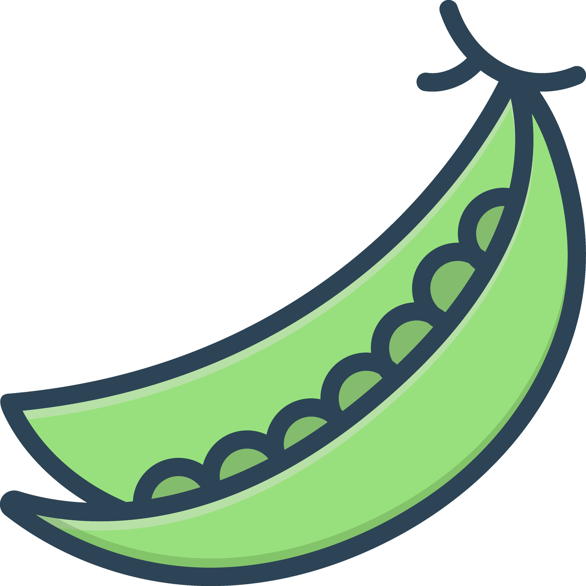 color icon for peas 29580302 Vector Art at Vecteezy