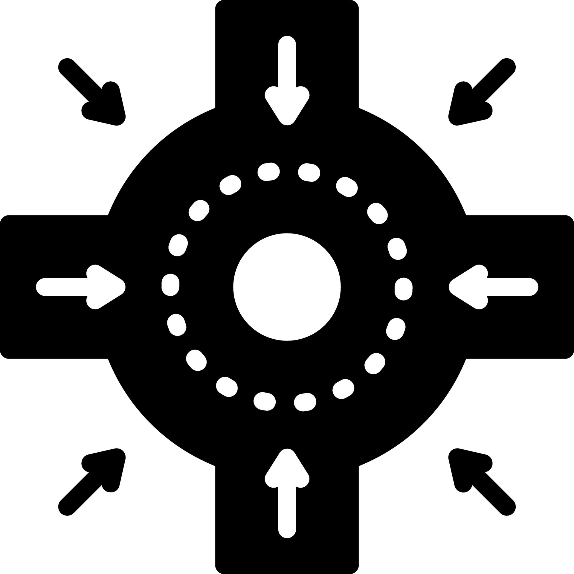 solid icon for intersection 29580304 Vector Art at Vecteezy