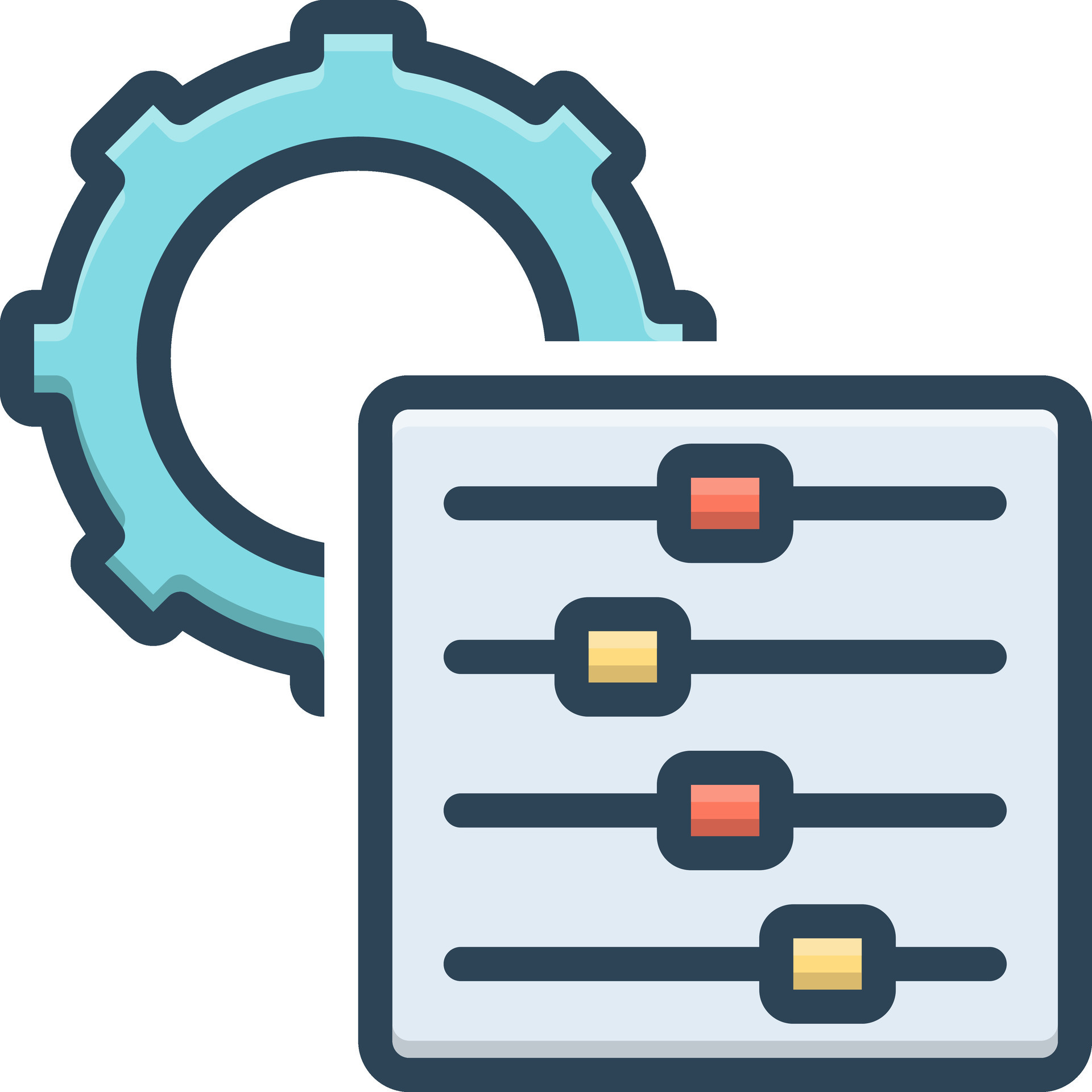 color icon for adjust 29580869 Vector Art at Vecteezy