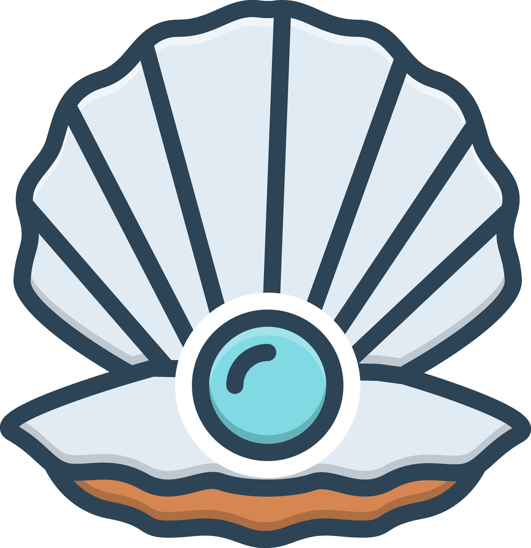 color icon for shell 29580928 Vector Art at Vecteezy