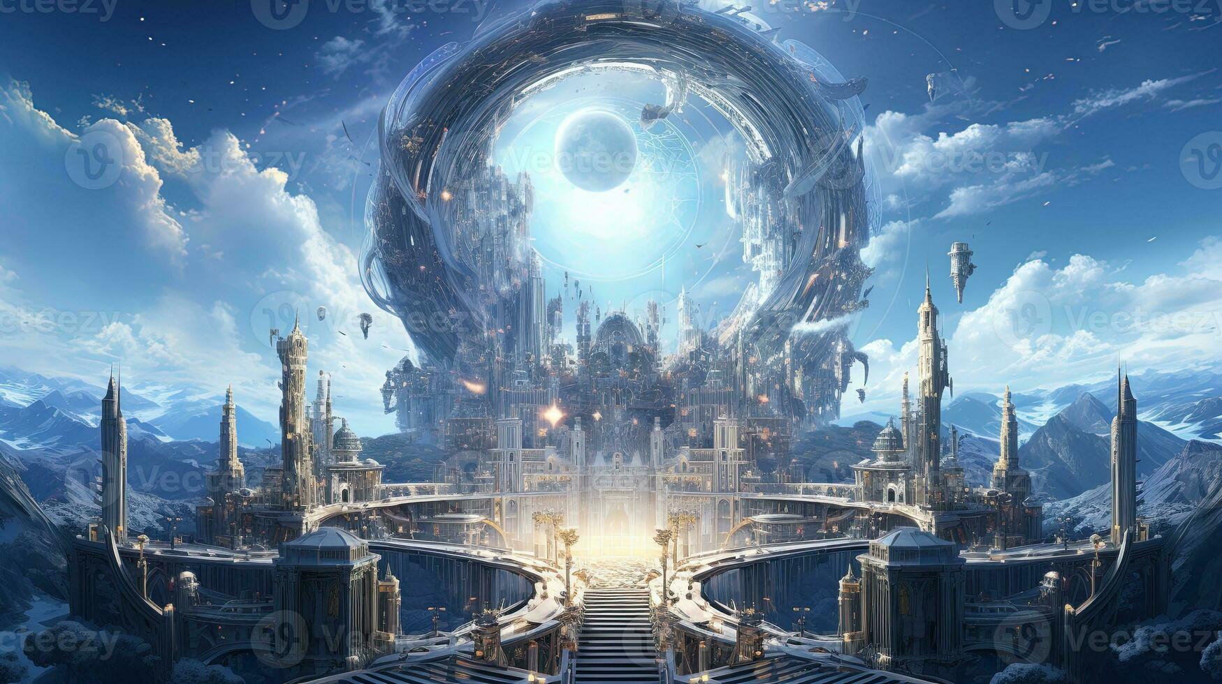 discover enigmatic gate portals, digital art illustration, Generative ... discover enigmatic gate portals, digital art illustration, Generative ...