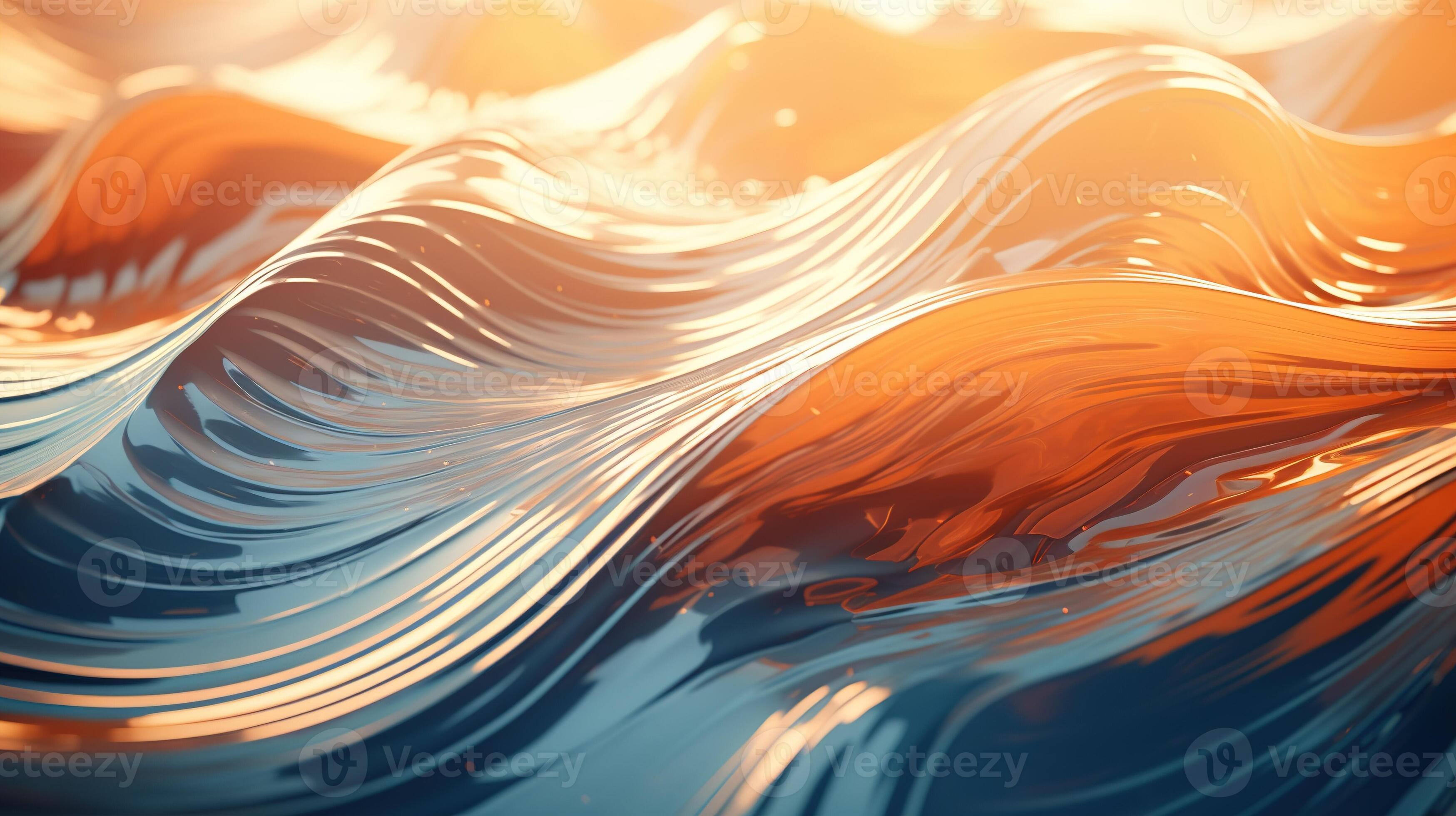 dynamic diagonal waves, digital art illustration, Generative AI ...