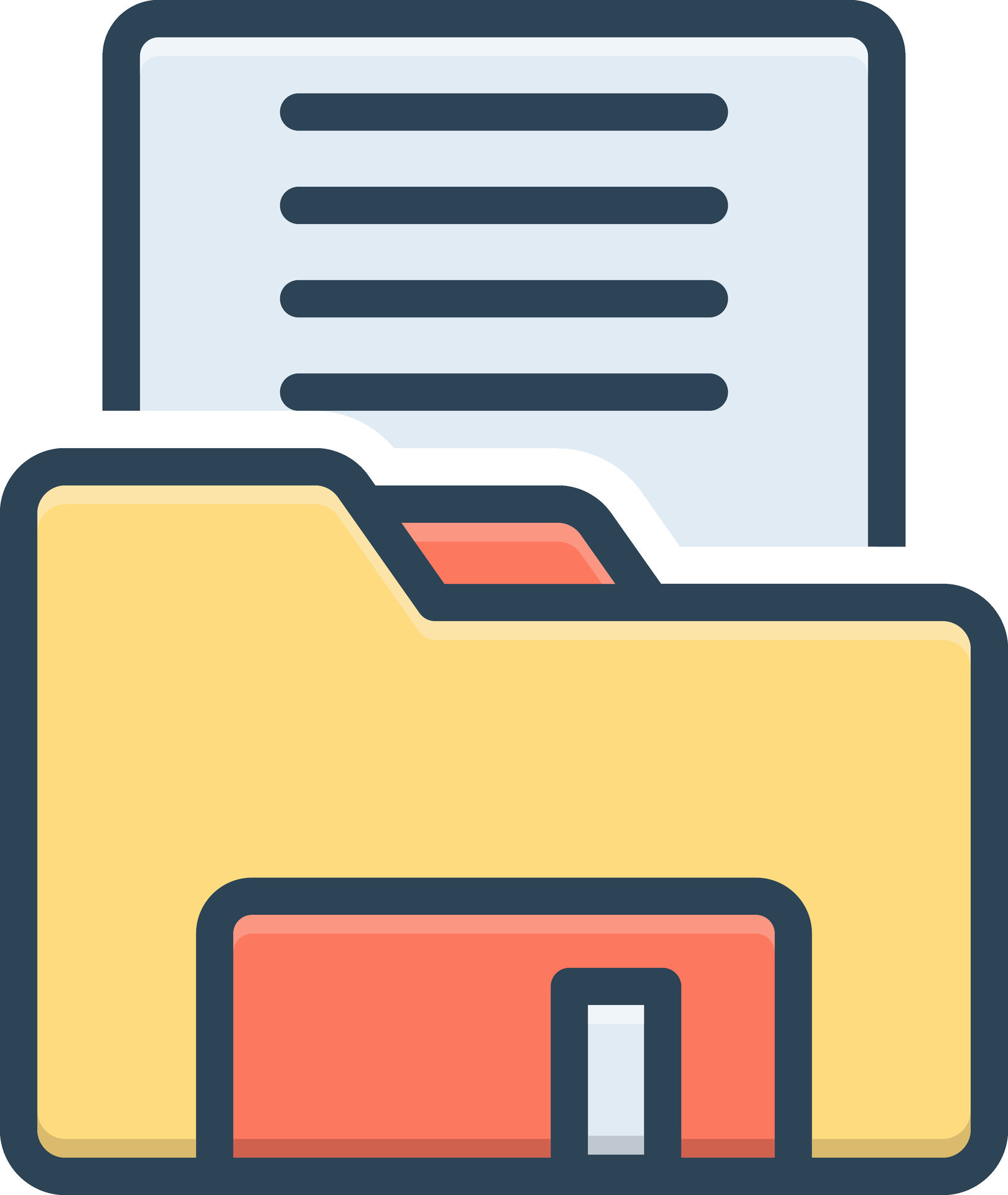 color icon for holder 29582096 Vector Art at Vecteezy