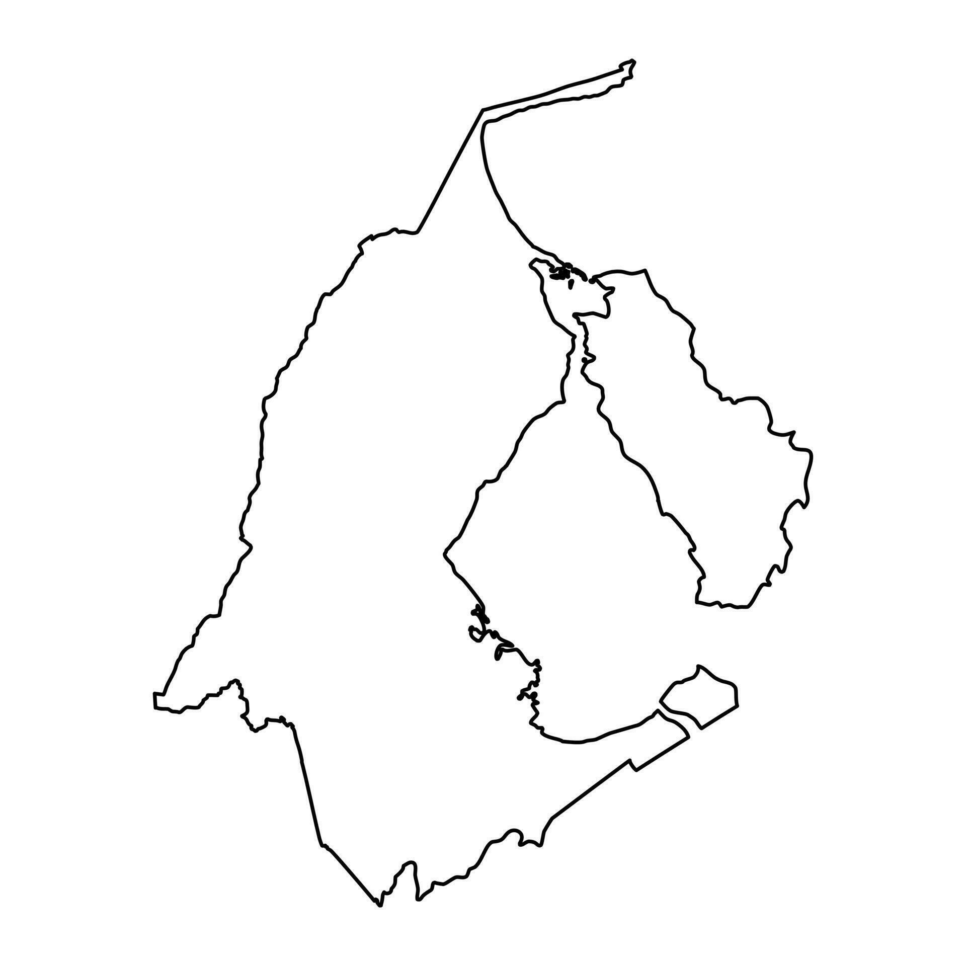 Zulia State Map Administrative Division Of Venezuela 29583293 Vector Art At Vecteezy