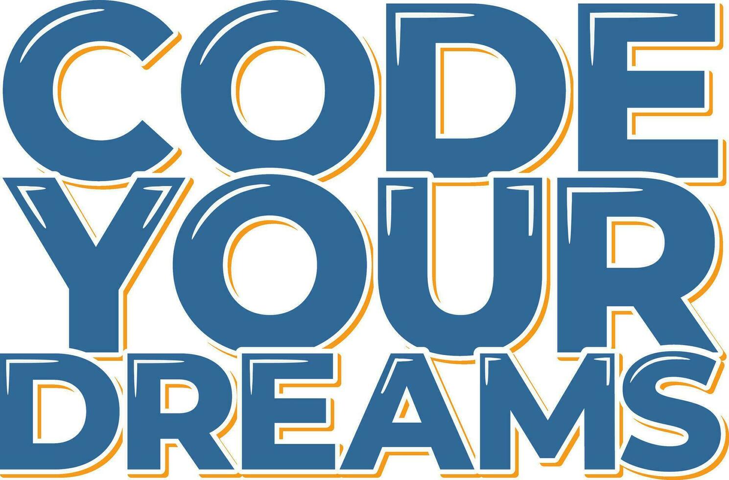 Dream Code Lettering Vector Design 29592973 Vector Art at Vecteezy