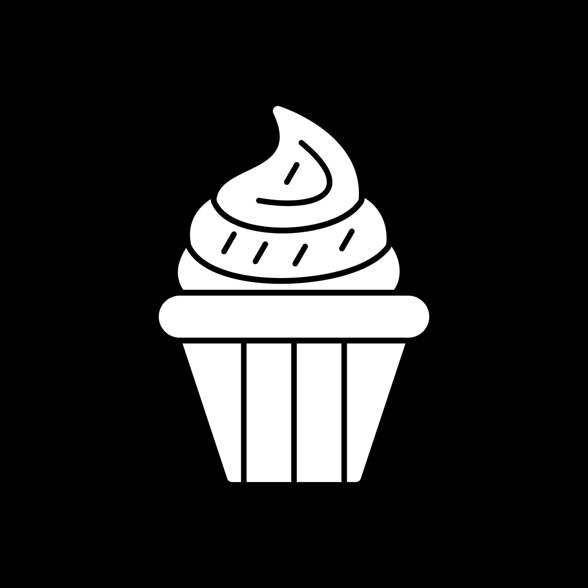 Cupcake Vector Icon Design 29595713 Vector Art At Vecteezy
