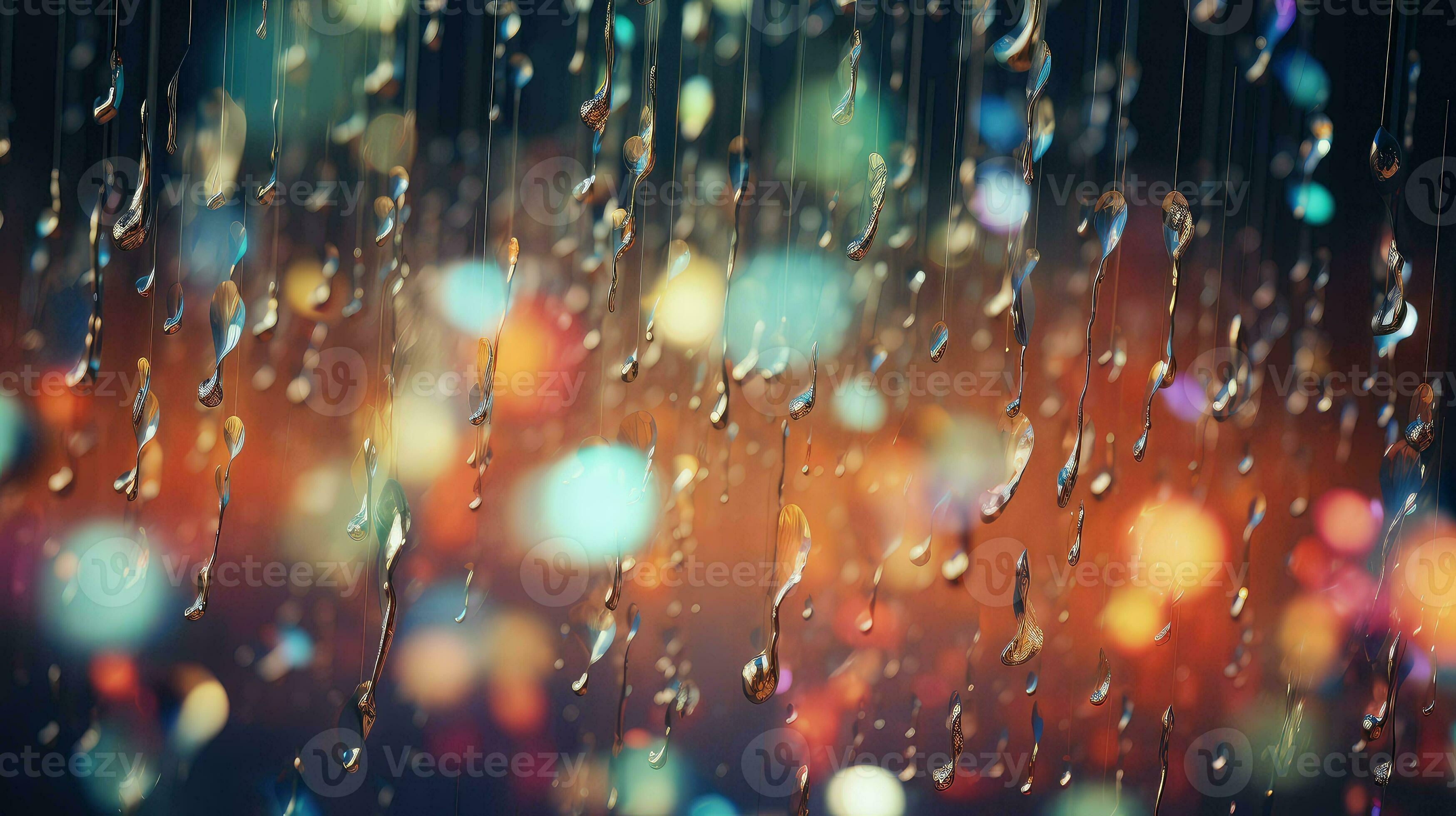 storm digital falling rain ai generated 29597515 Stock Photo at Vecteezy