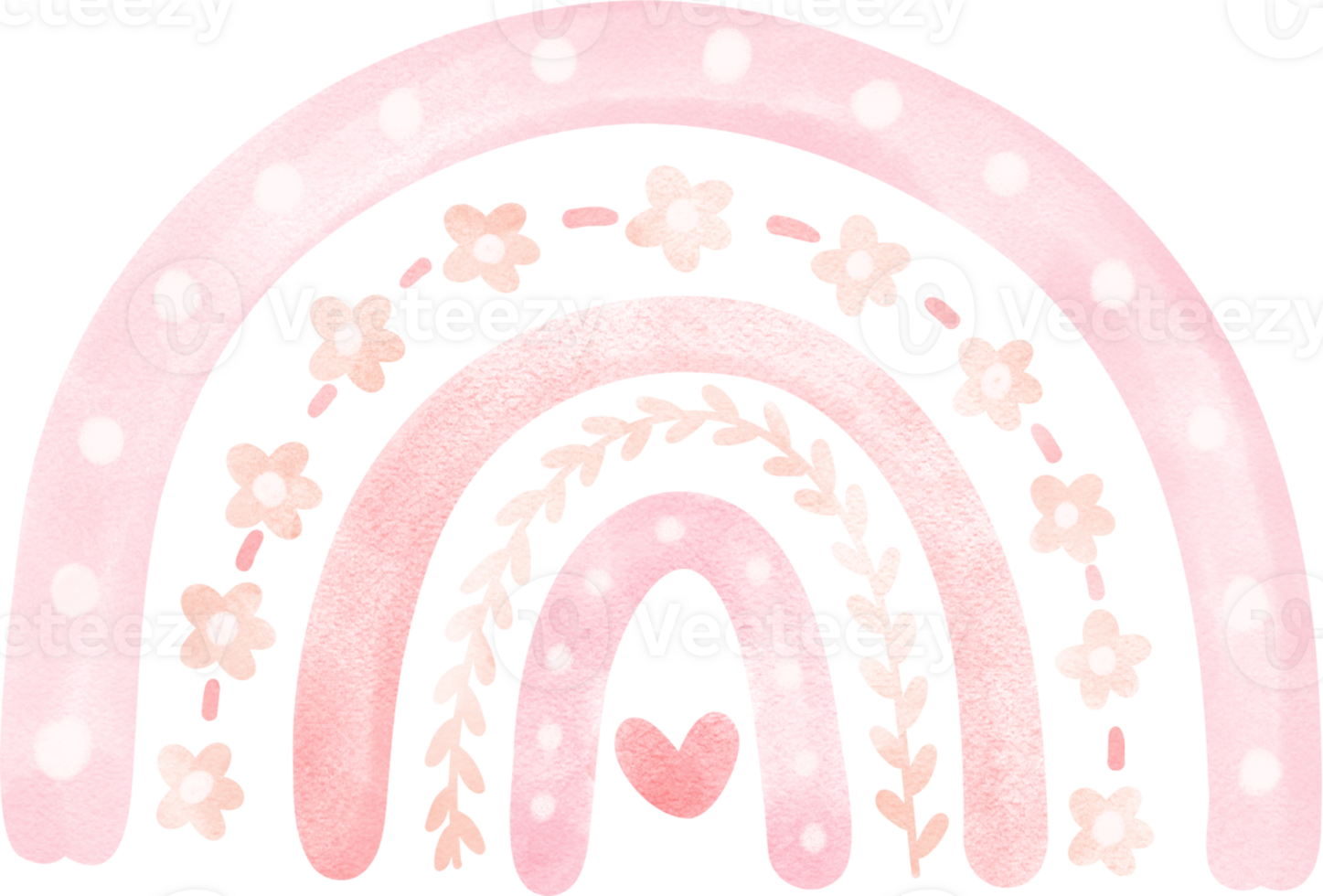 Boho rainbow pink watercolor nursery illustration 29604309 PNG Boho rainbow pink watercolor nursery illustration 29604309 PNG