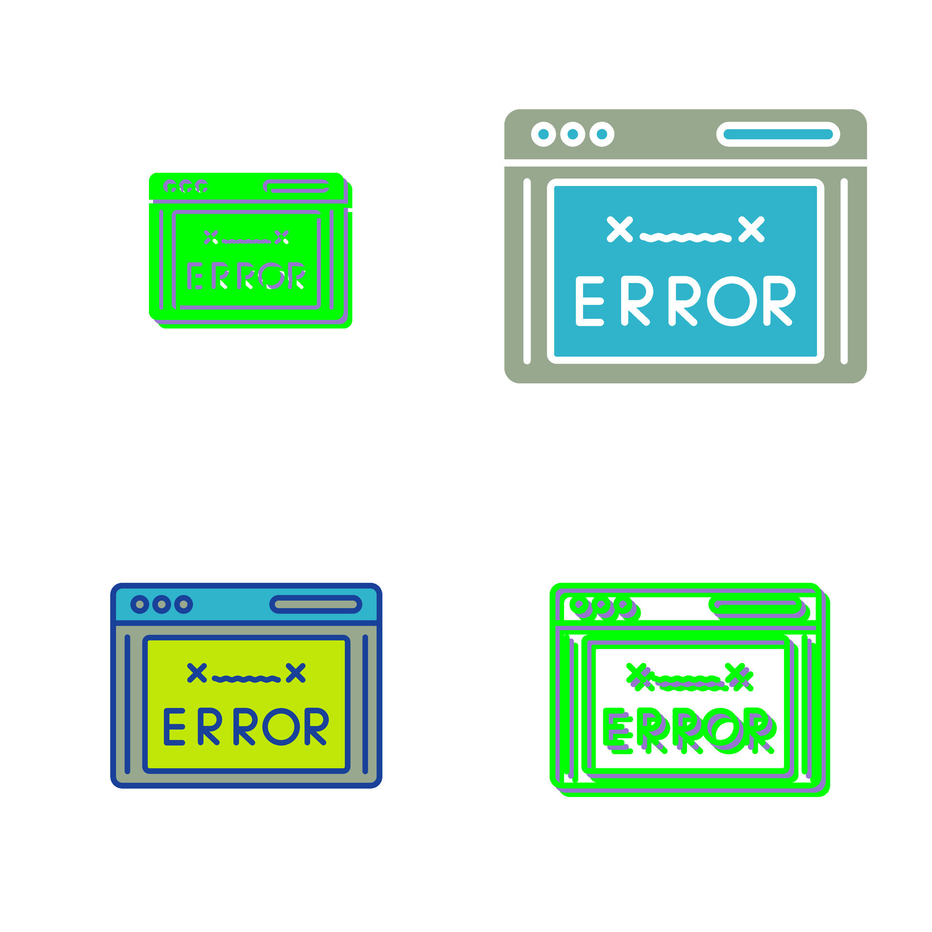 icono de vector de código de error 29604674 Vector en Vecteezy