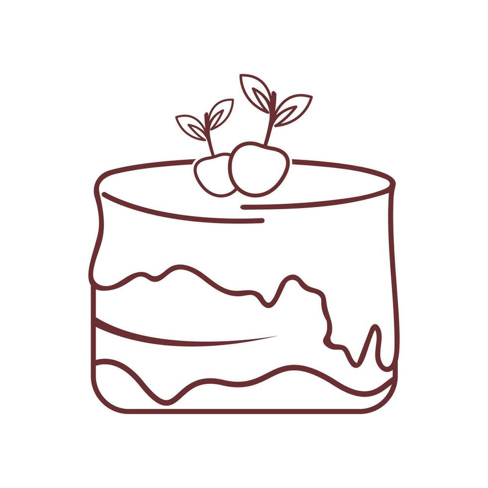 Sweet Cake Template Logo Design Vector Illustration 29605800 Vector Art