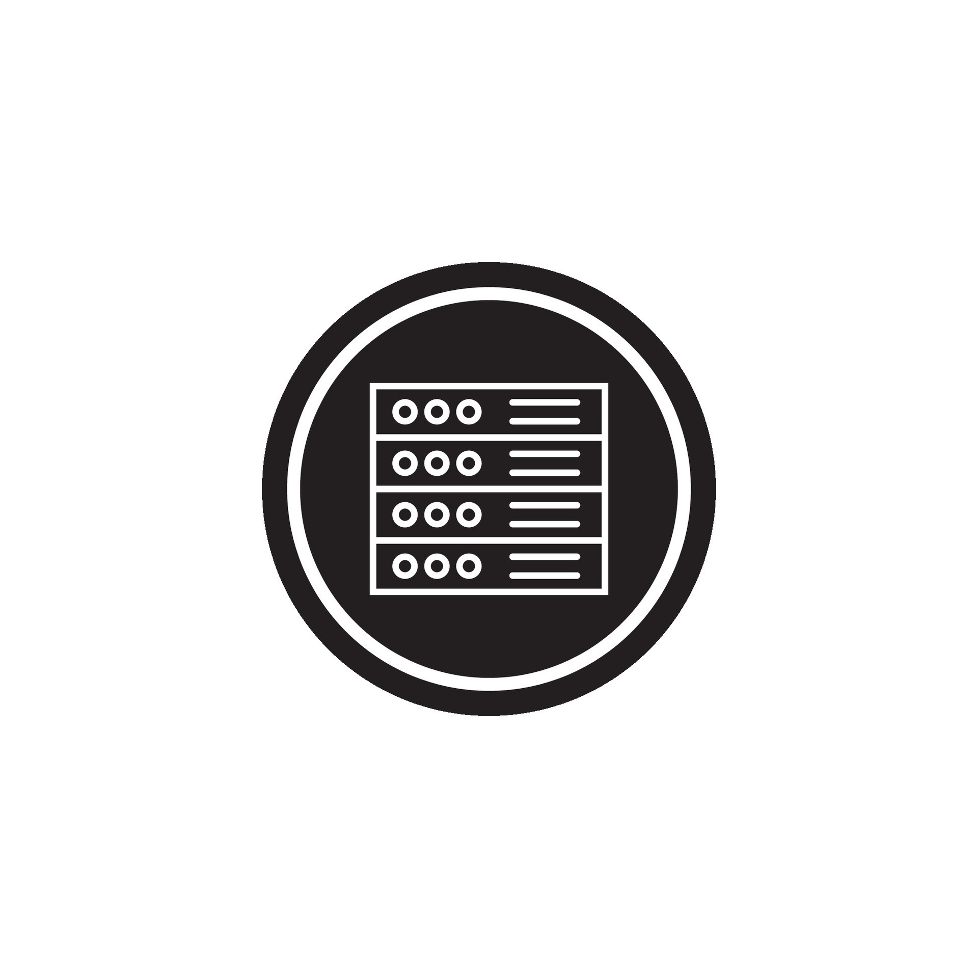 Database Icon Vector 29606255 Vector Art At Vecteezy