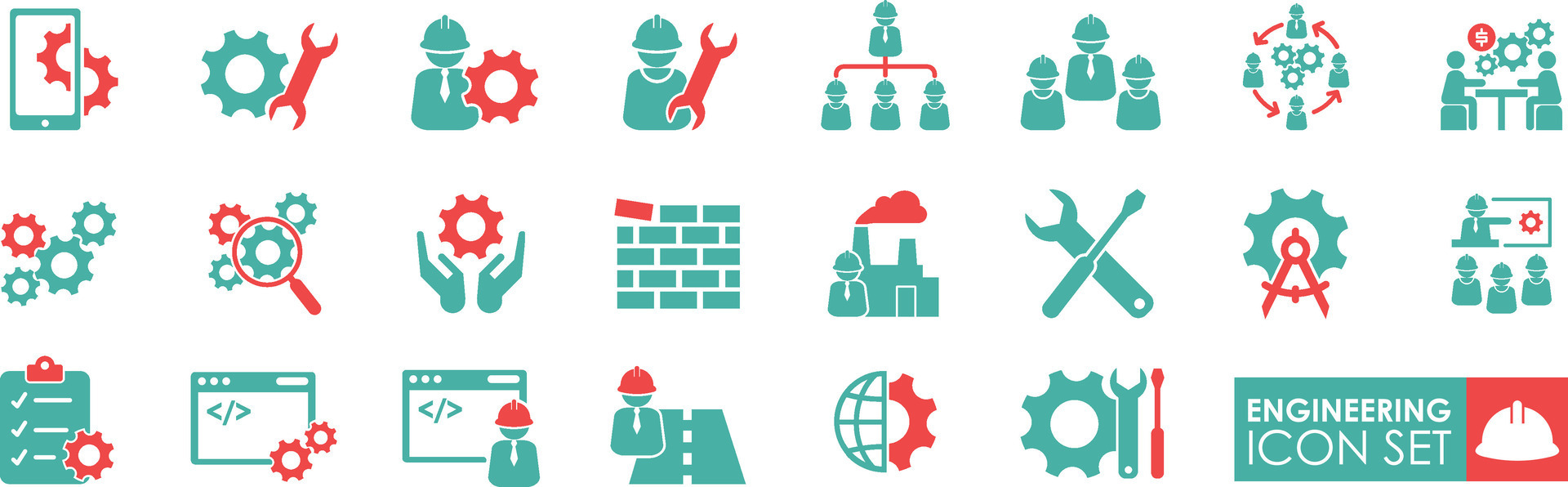 Simple Set of Engineering icons. Solid icon simple style. Contains such ...