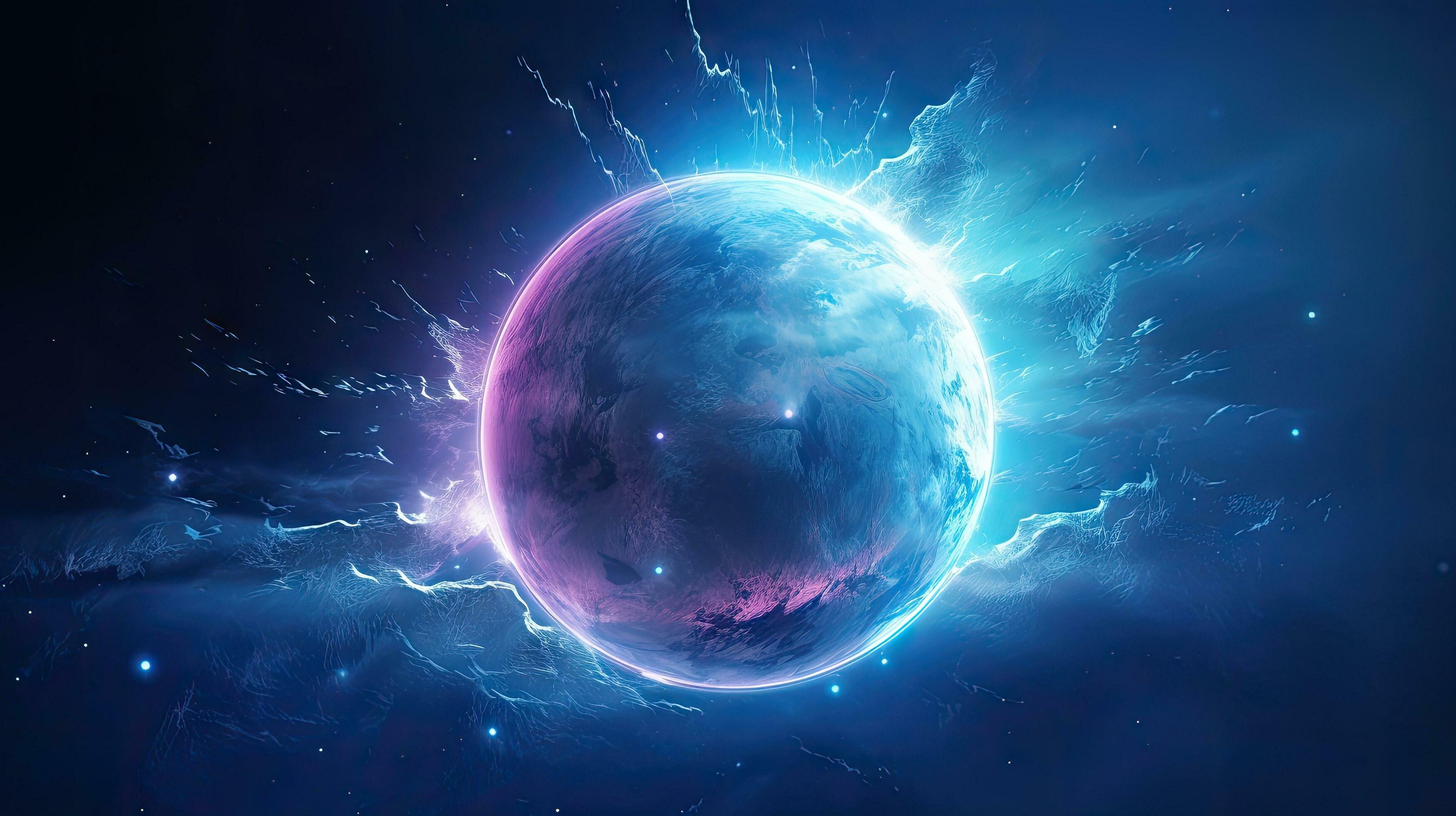 Stars, planets, fantasy landscapes of the future. Futuristic space sci ... Stars, planets, fantasy landscapes of the future. Futuristic space sci ...