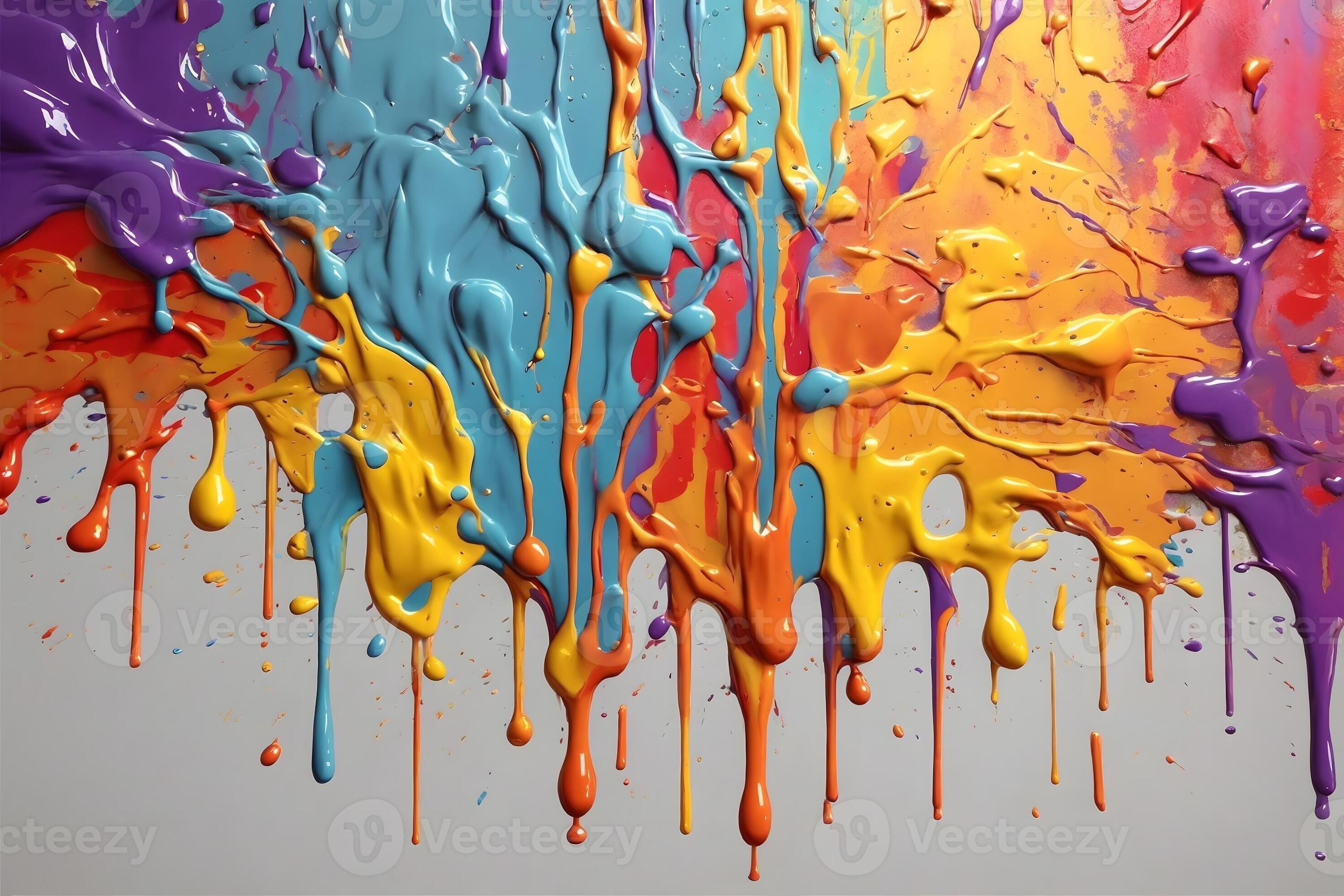 Dripping Paint Texture, Colorful Dripping Paint Background, Paint ... Dripping Paint Texture, Colorful Dripping Paint Background, Paint ...