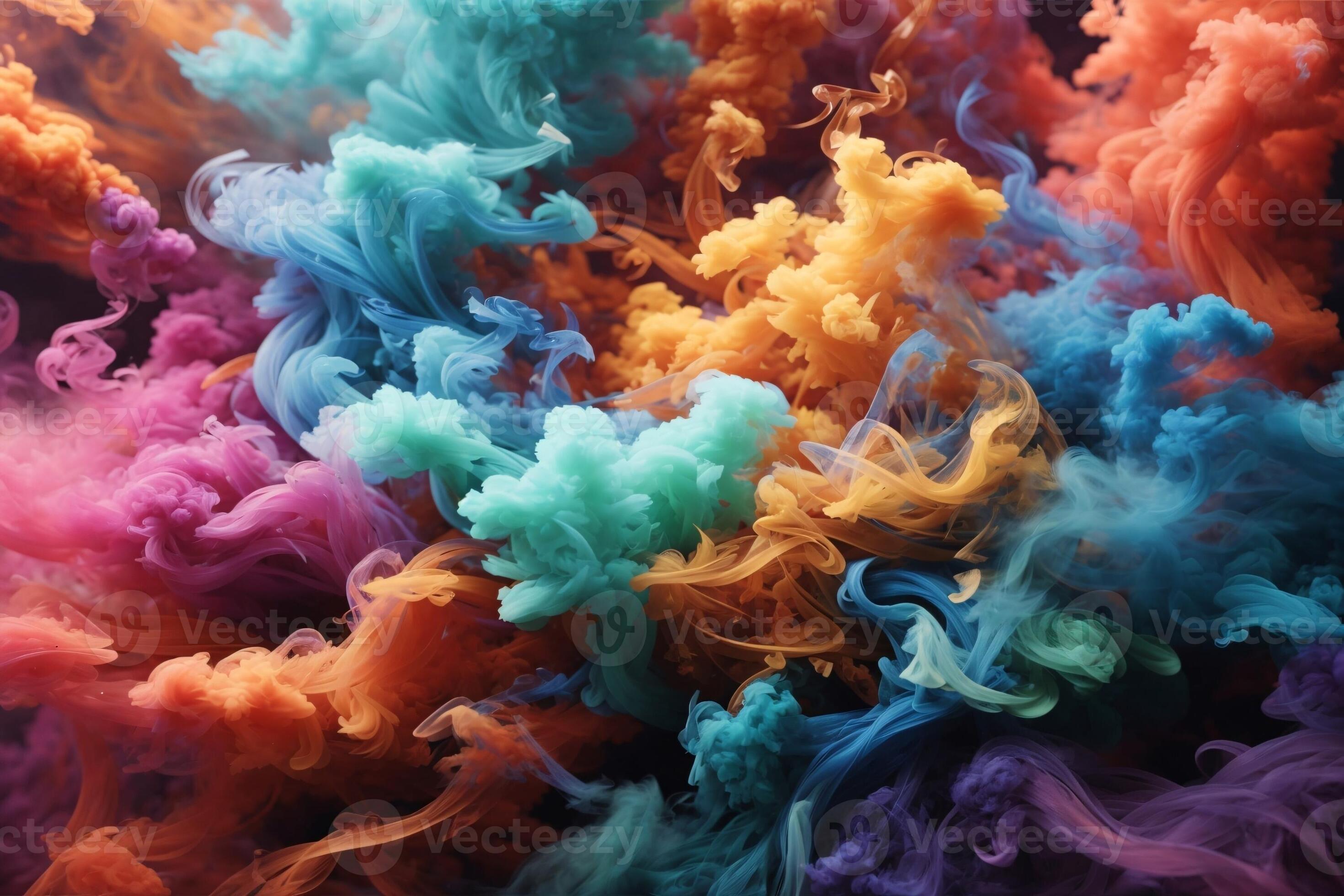 Rainbow Colorful Smoke Wallpaper, Smoke Background, Smoke Effects Background, Smoke Wallpapers ...