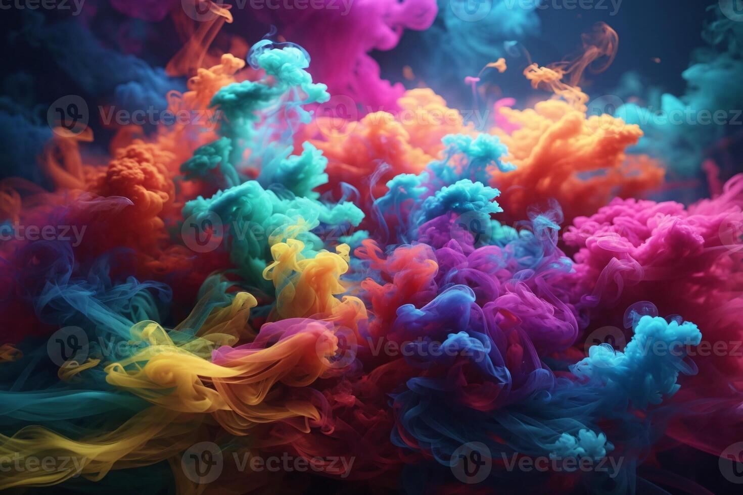 Rainbow Colorful Smoke Wallpaper, Smoke Background, Smoke Effects Background, Smoke Wallpapers ...