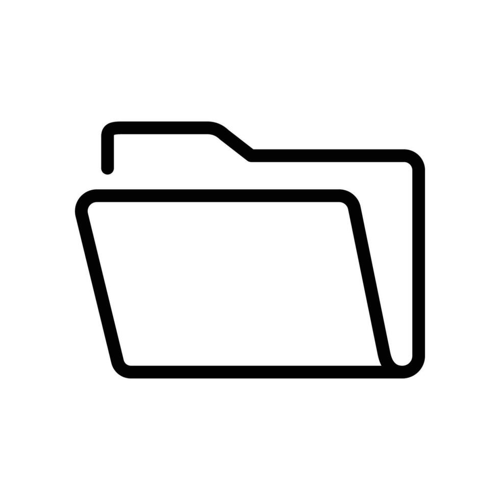 abierto carpeta de datos documentos archivo icono. oficina y negocio ...