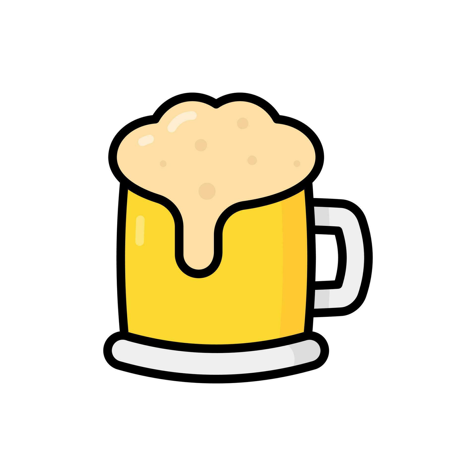 Beer Cartoon Vector Icon Illustration. Food and Drink Icon Concept ... Beer Cartoon Vector Icon Illustration. Food and Drink Icon Concept ...