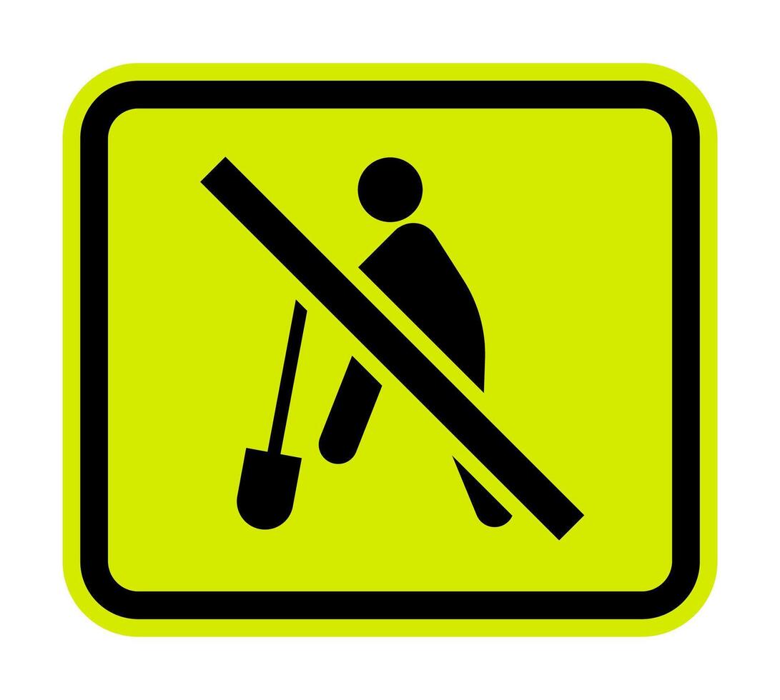 Prohibition Sign, No Digging Symbol 29697001 Vector Art at Vecteezy Prohibition Sign, No Digging Symbol 29697001 Vector Art at Vecteezy