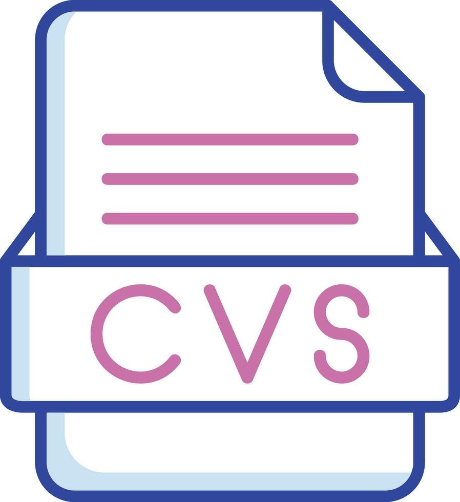 CVS File Format Vector Icon 29697101 Vector Art at Vecteezy