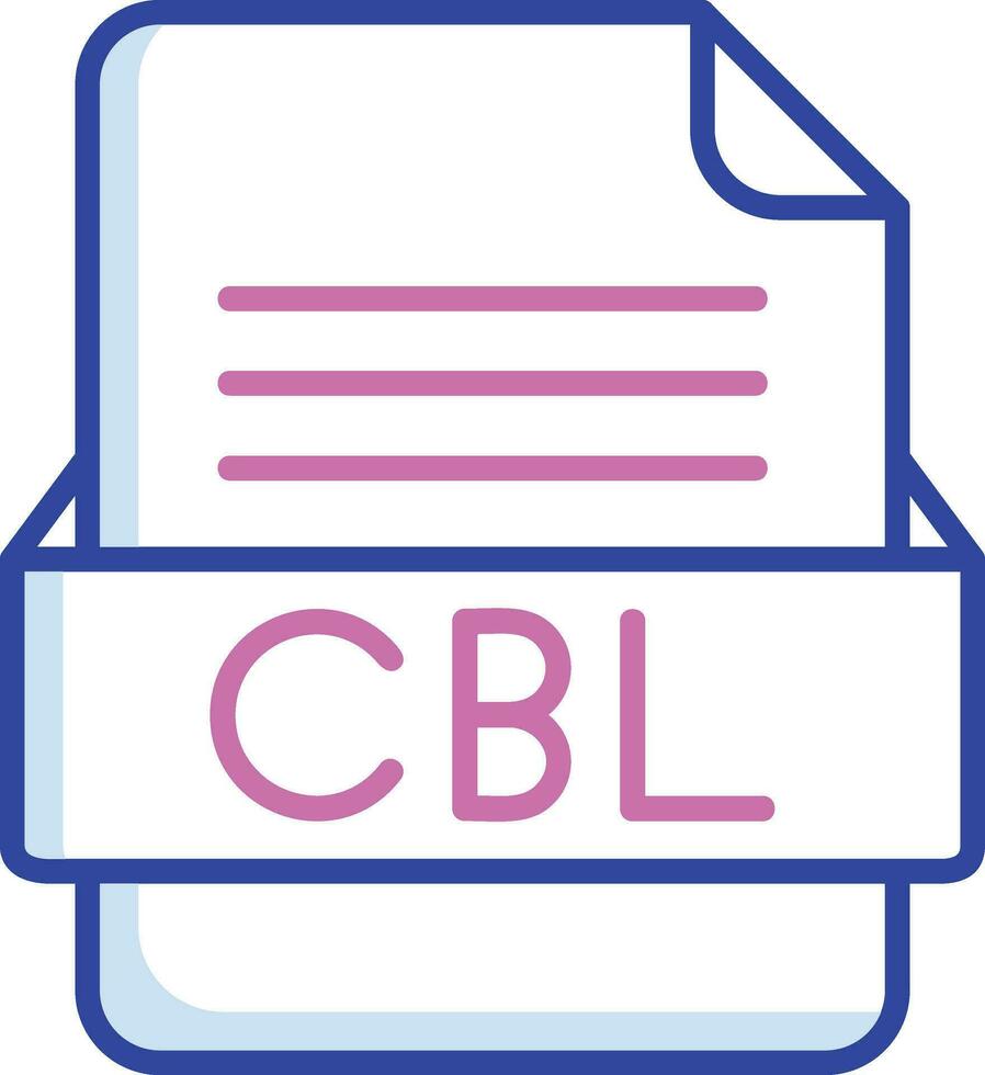 cbl archivo formato vector icono 29697177 Vector en Vecteezy