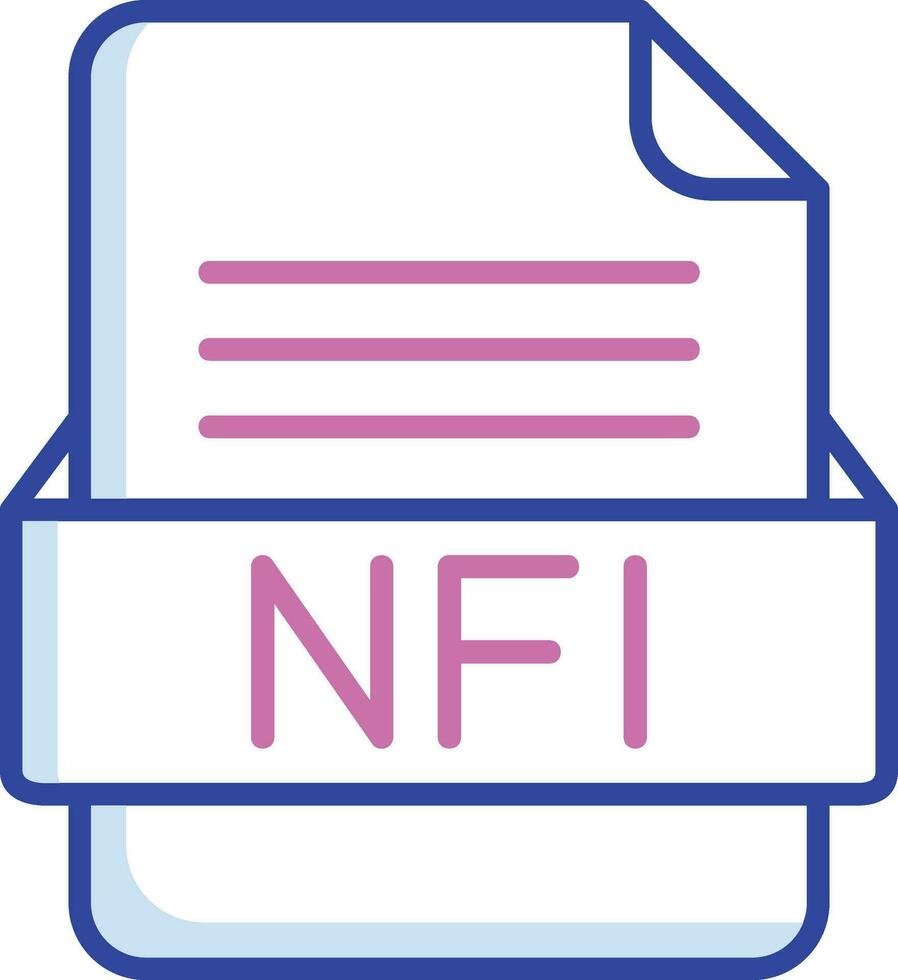NFI File Format Vector Icon 29697325 Vector Art at Vecteezy