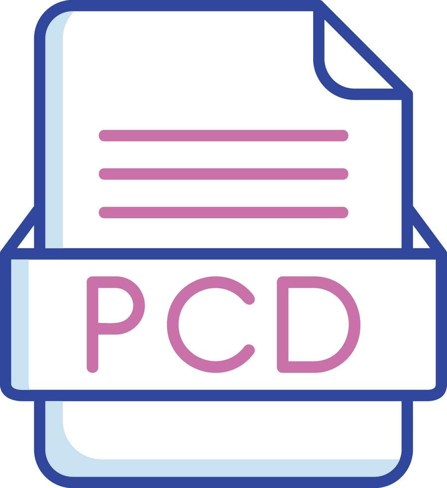 PCD File Format Vector Icon 29697351 Vector Art at Vecteezy