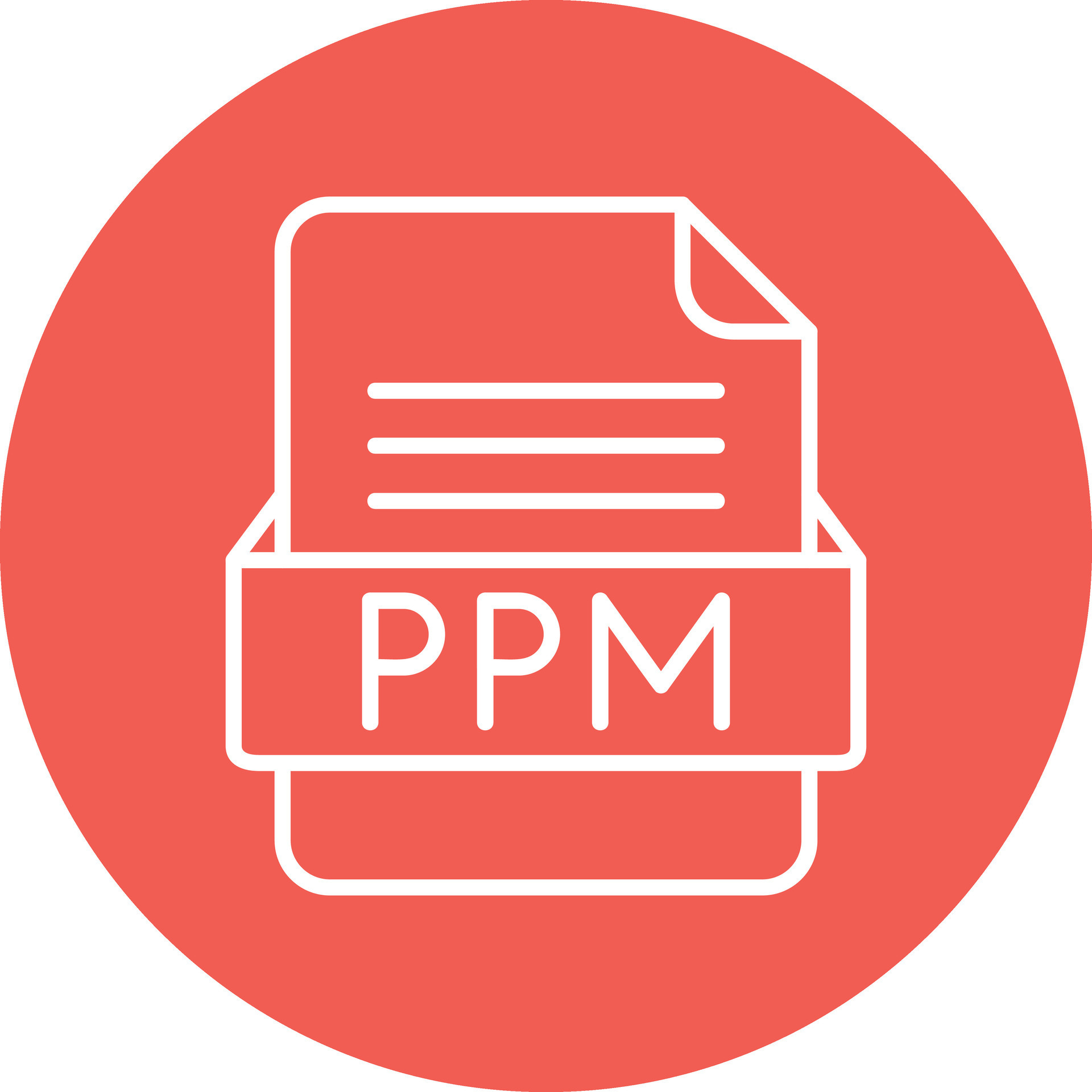 Ppm File Format Vector Icon 29700048 Vector Art At Vecteezy