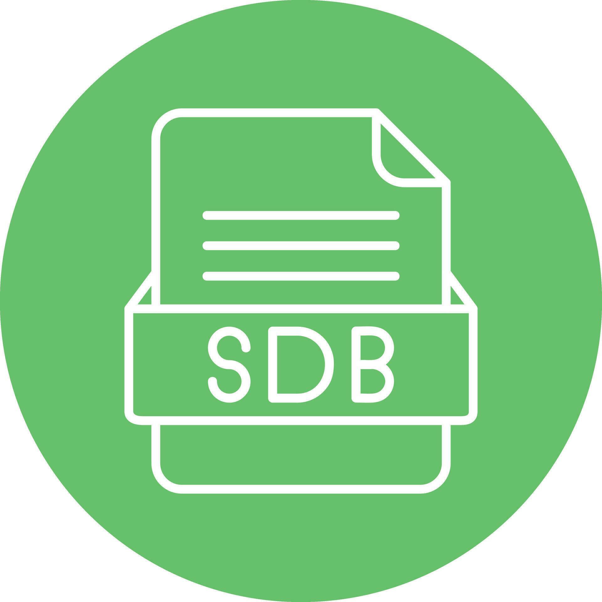 SDB File Format Vector Icon 29700240 Vector Art at Vecteezy