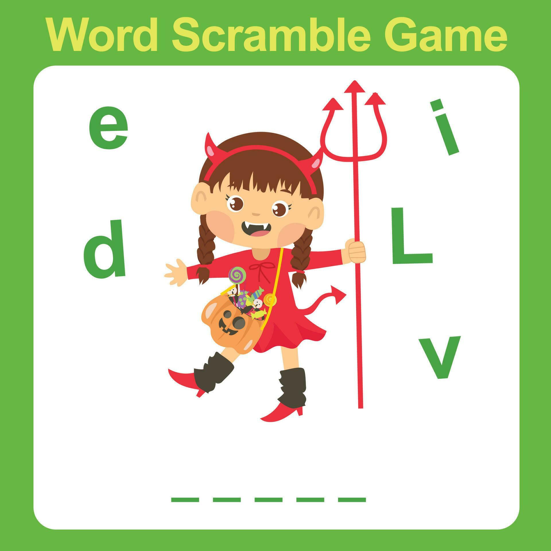 Spelling Word Scramble Worksheet Worksheet For Learning English spelling-word-scramble-worksheet-worksheet-for-learning-english