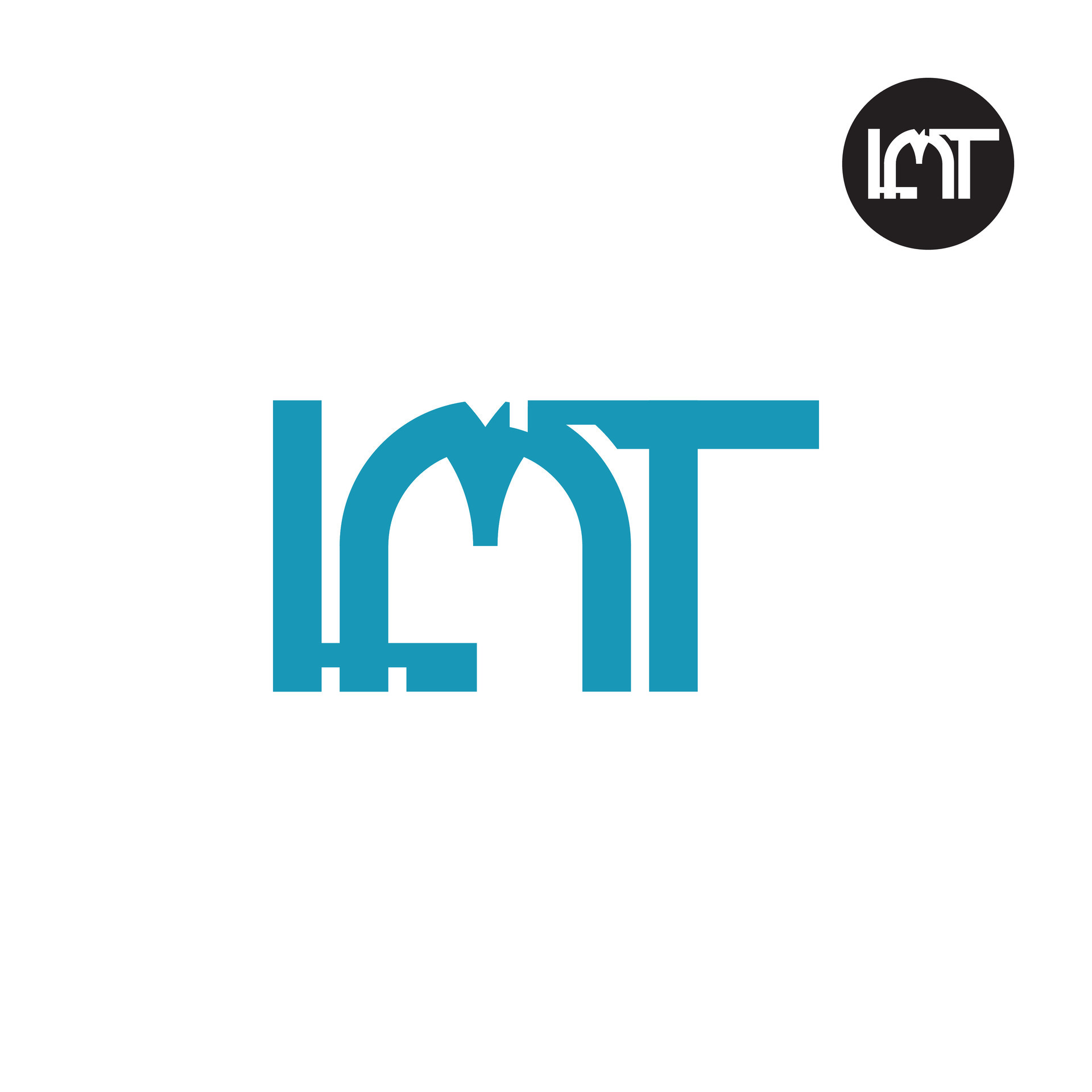 Letter LMT Monogram Logo Design 29703888 Vector Art at Vecteezy